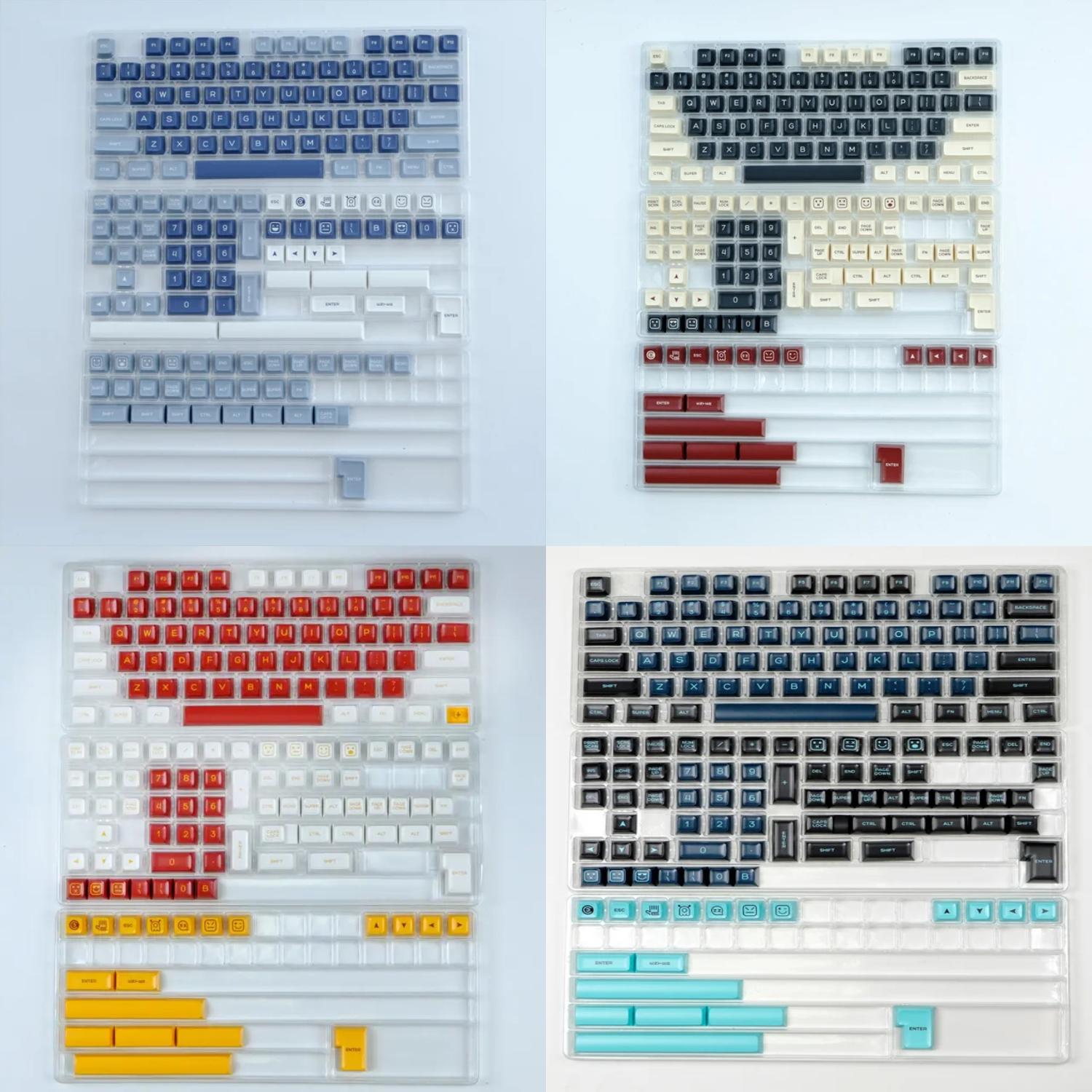 DUFDERIA 160 Keys GMK SA Profile Keycaps WOB BOW Rome Fishing Double ...