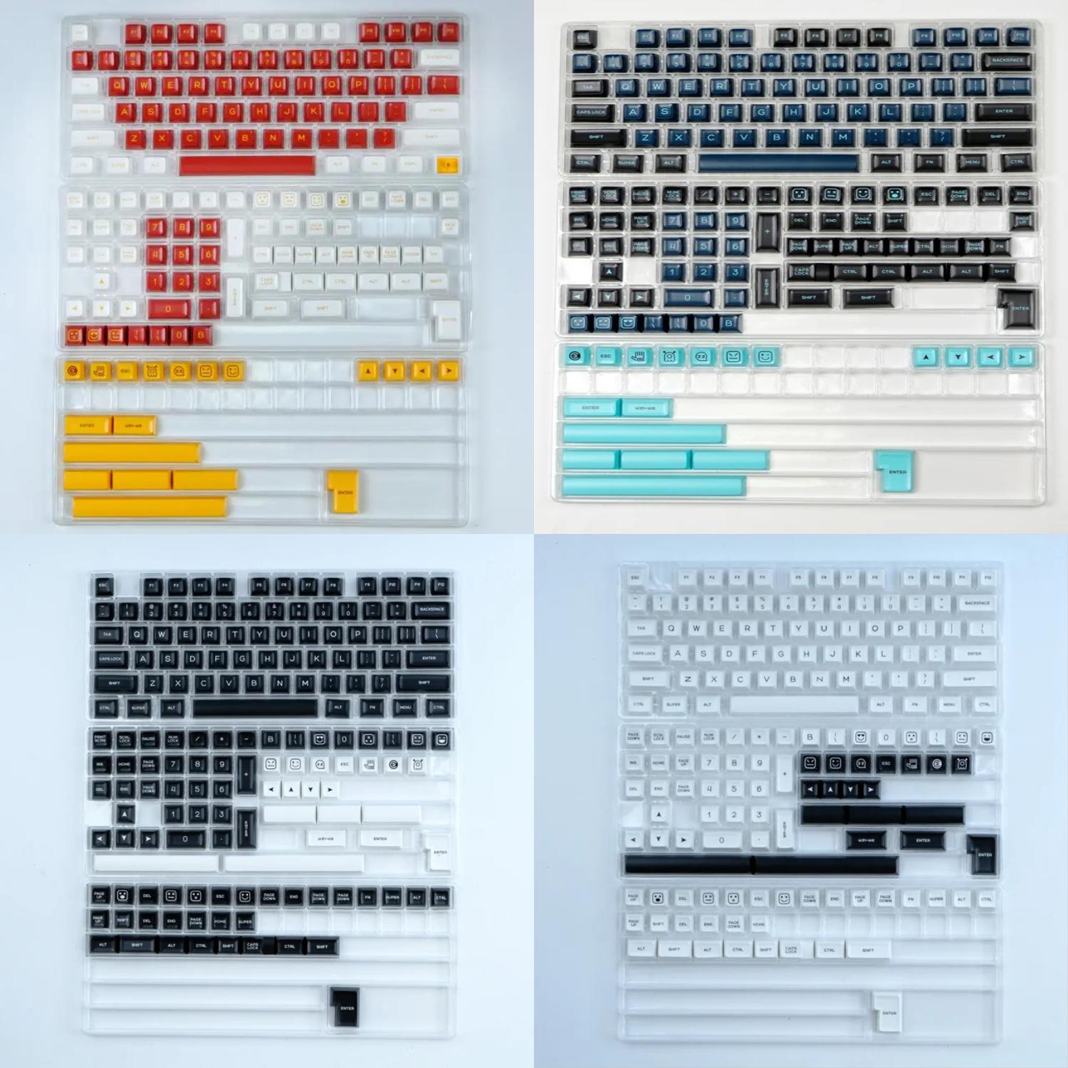 DUFDERIA 160 Keys GMK SA Profile Keycaps WOB BOW Rome Fishing Double ...