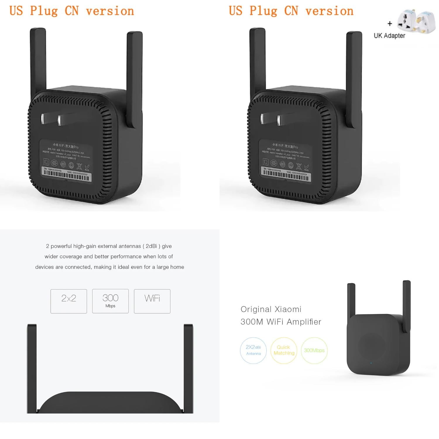 DUFDERIA CN Version WiFi Router Amplifier Pro Router 300M Network ... DUFDERIA CN Version WiFi Router Amplifier Pro Router 300M Network ...