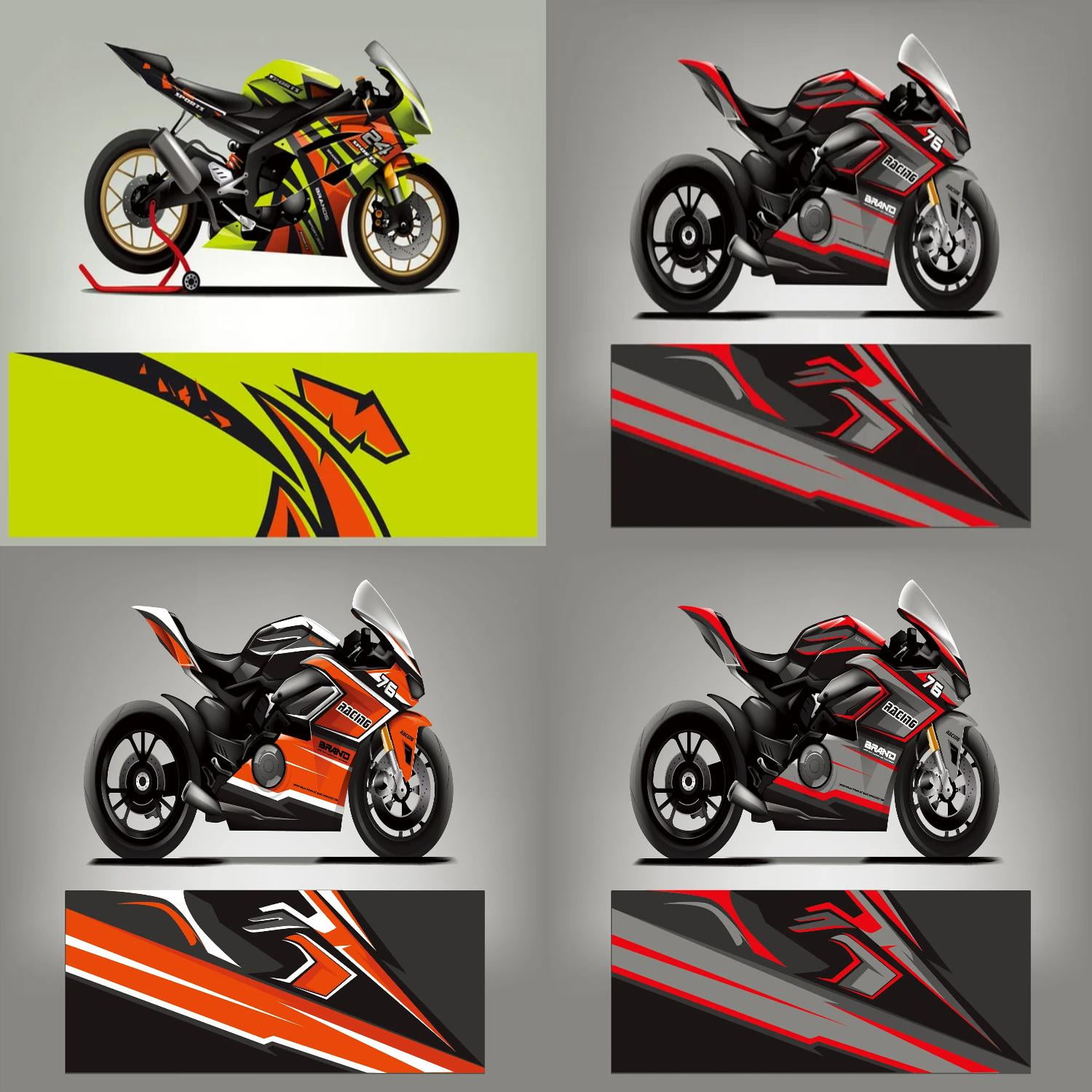 DUFDERIA Camo Stitching Full Body Racing Graphics Decal Vinyl Wrap ...