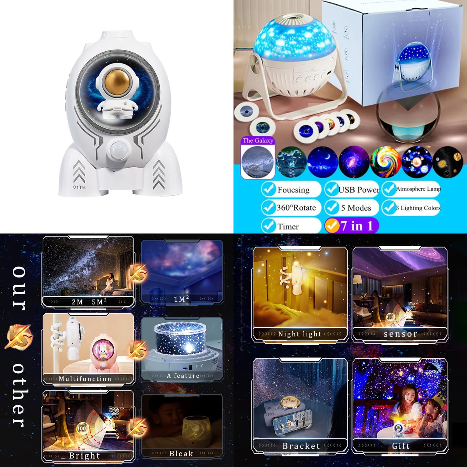 DUFDERIA Captivating immersive star projector for a mesmerizing ...