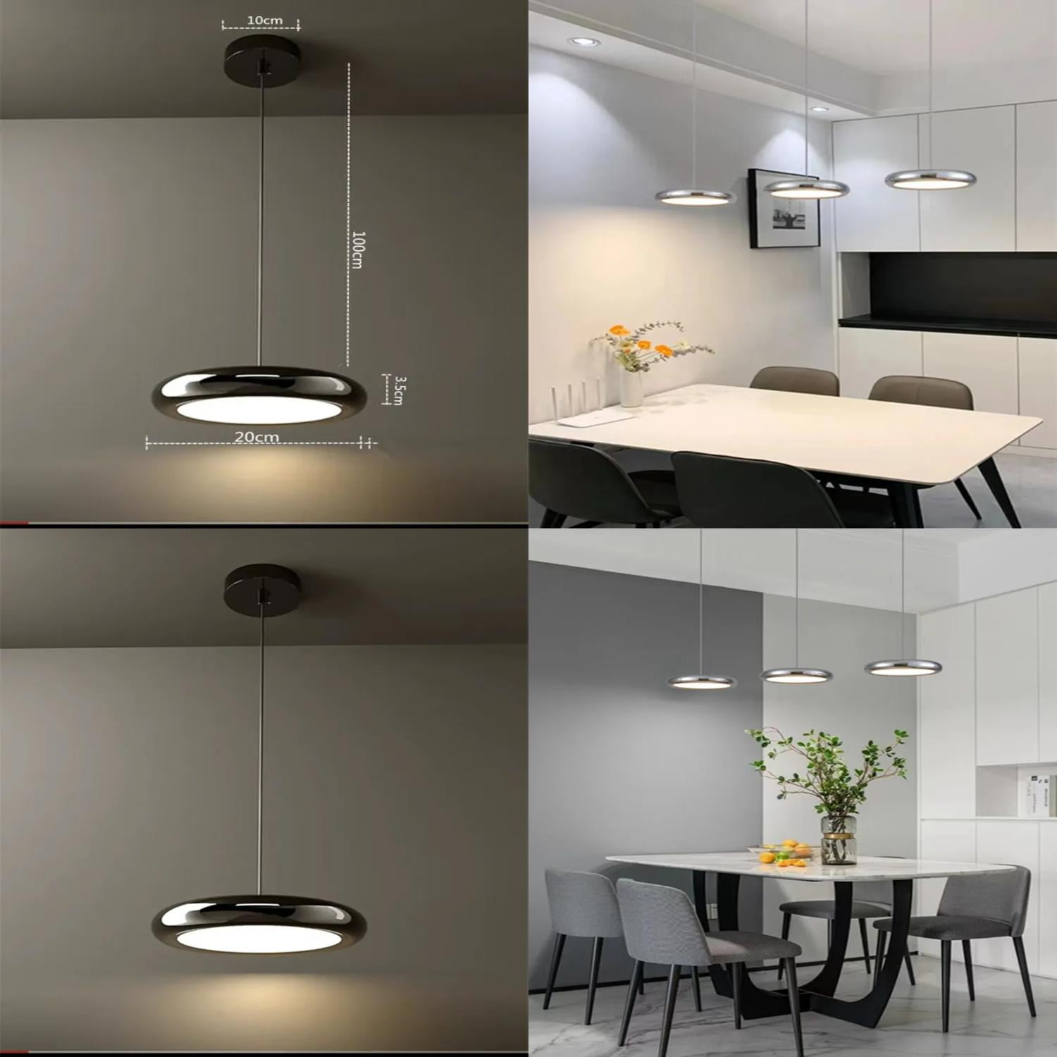 DUFDERIA Dining room chandelier modern simple dining table lamp ...