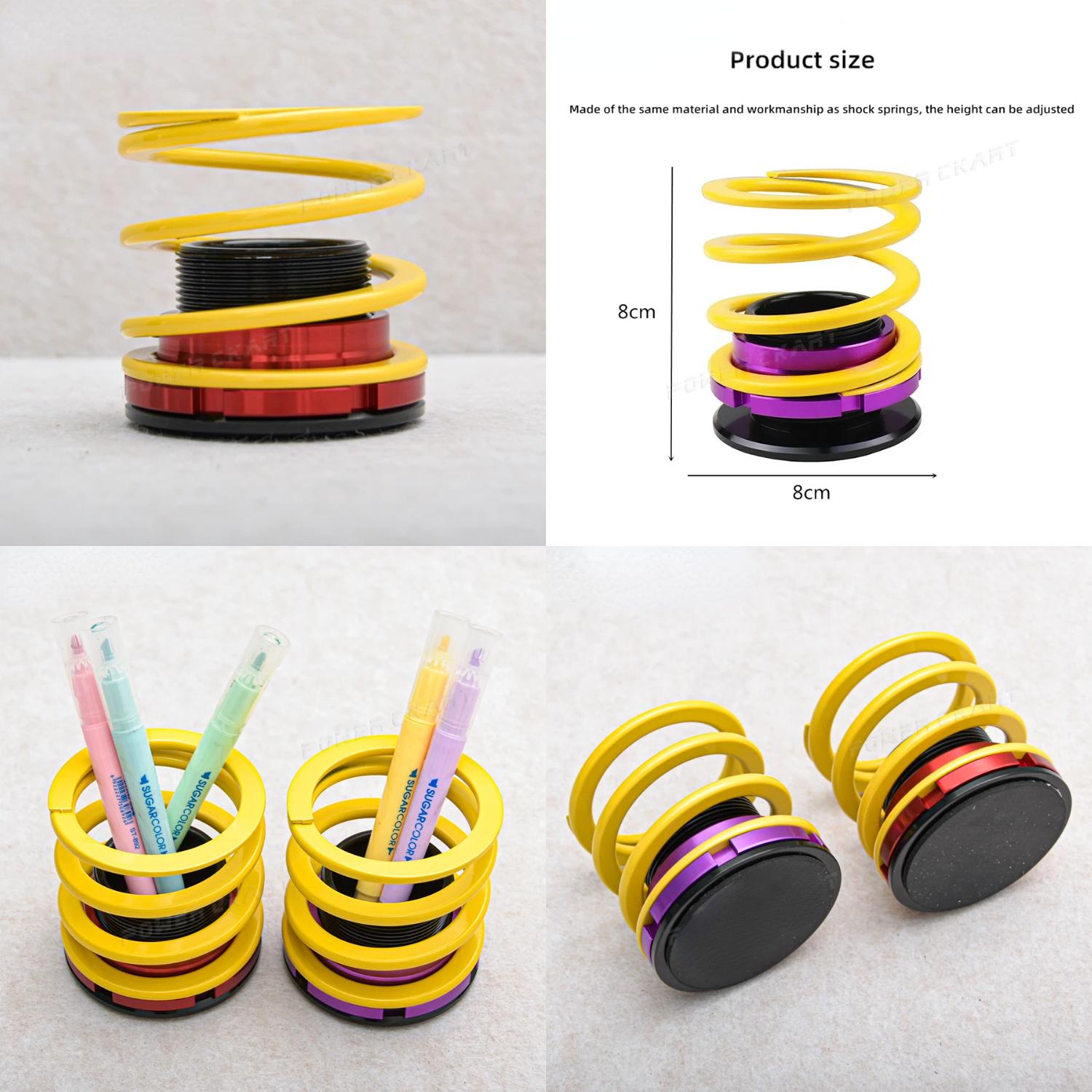 DUFDERIA JDM Creative Aluminum Alloy Pen holder V3 Shock Absorber ...