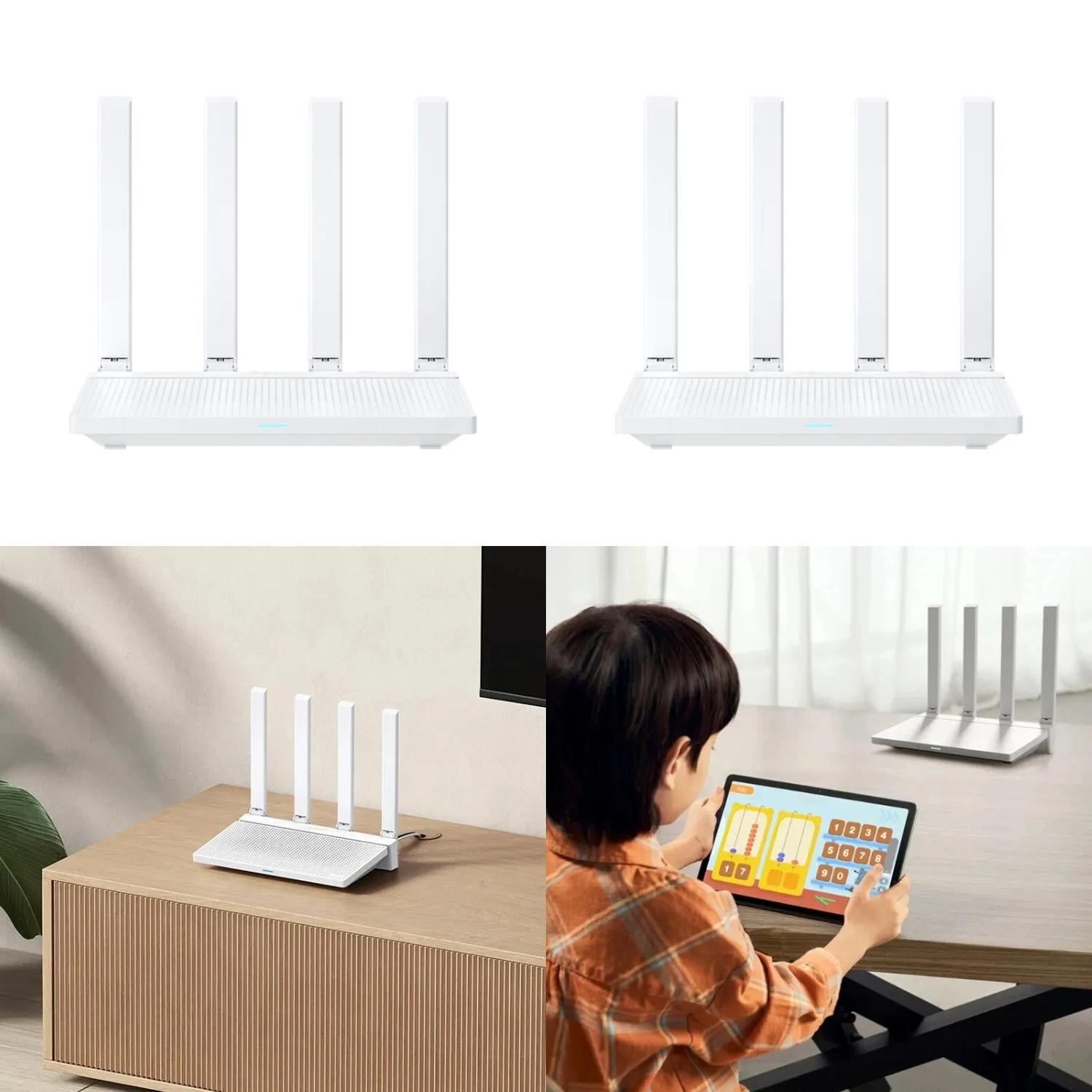 DUFDERIA Mi Router AX3000T WiFi6 Mesh Dual WAN 2.4/5GHz Signal Network ...