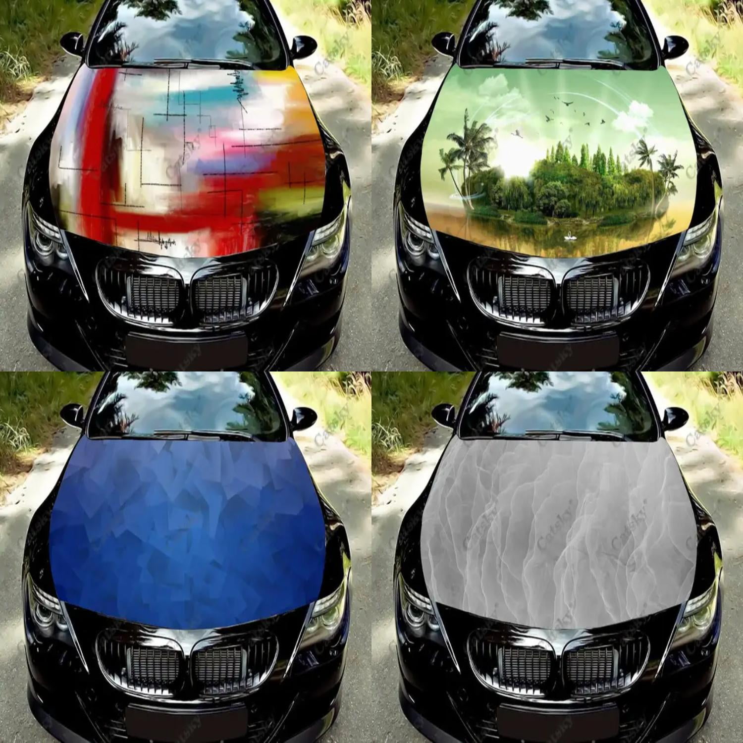 DUFDERIA Modern Art Graffiti Car Hood Sticker Decoration Car ...