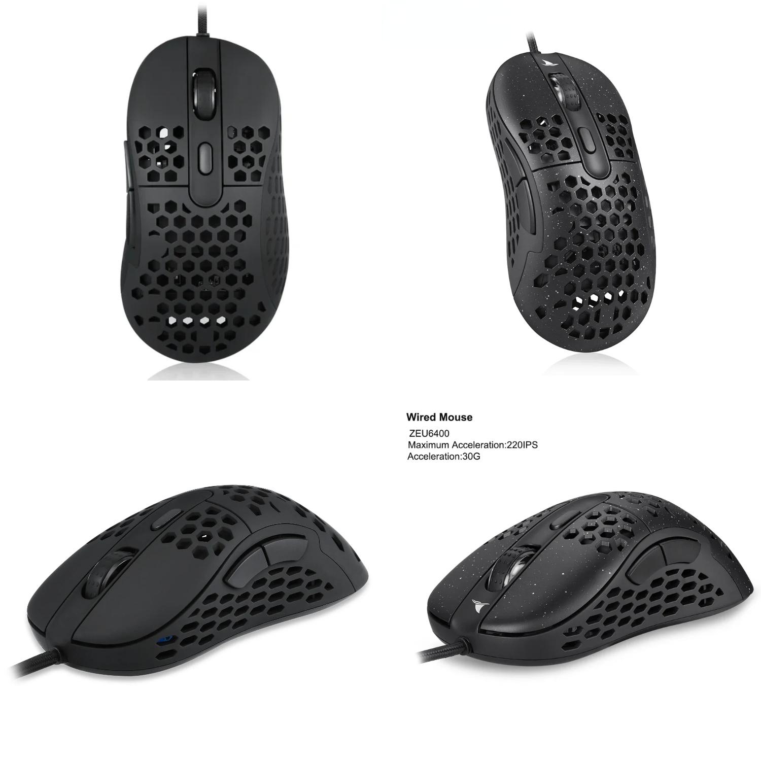 DUFDERIA N1 Lightweight Gaming Mouse USB Wired 6400DPI PMW3389 Optical ...