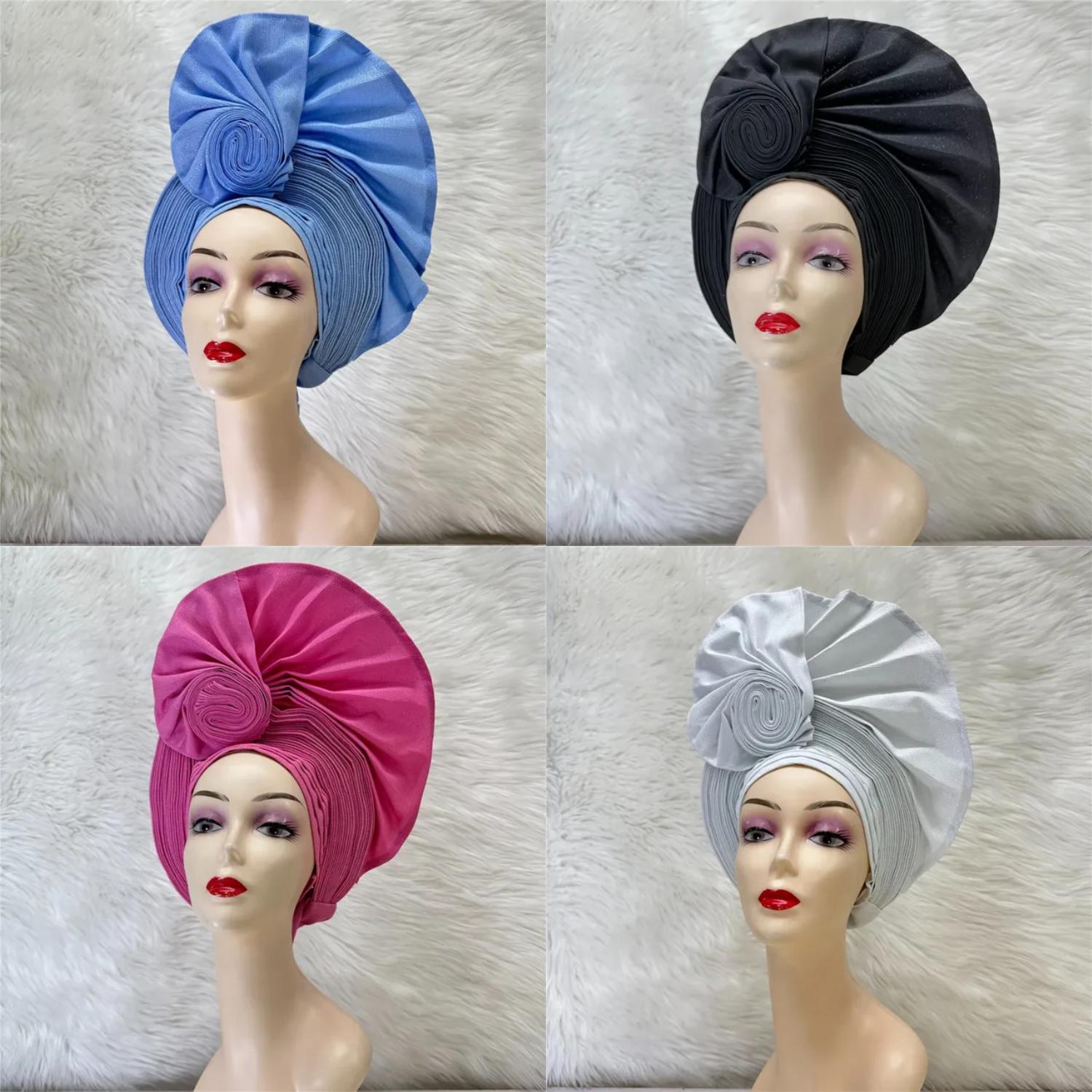 DUFDERIA Opulent Red and Gold African Beaded Necklace Set with ...