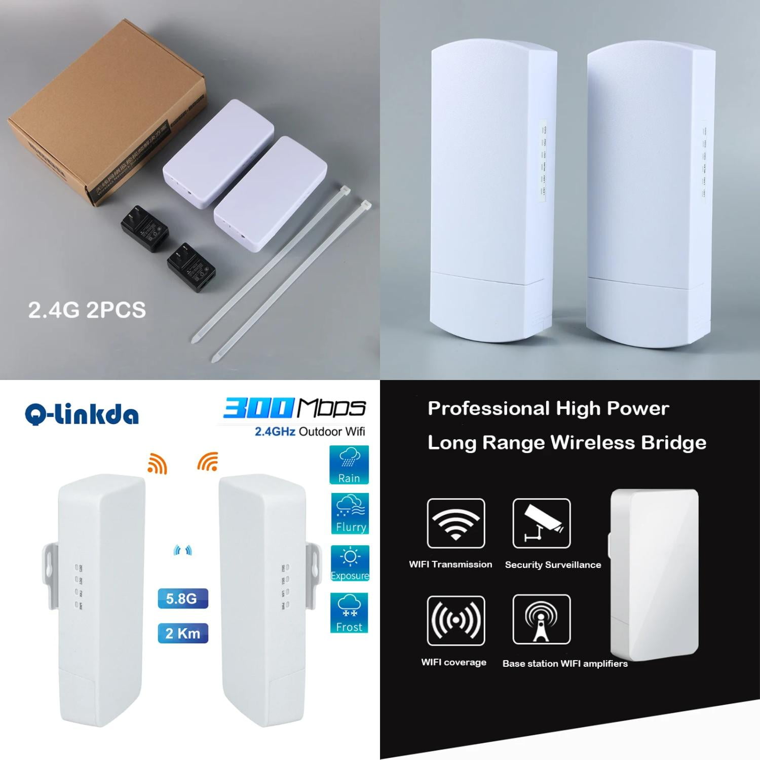 DUFDERIA Outdoor Wifi Router 300Mbps Powerful Wireless Repeater/Wifi ...