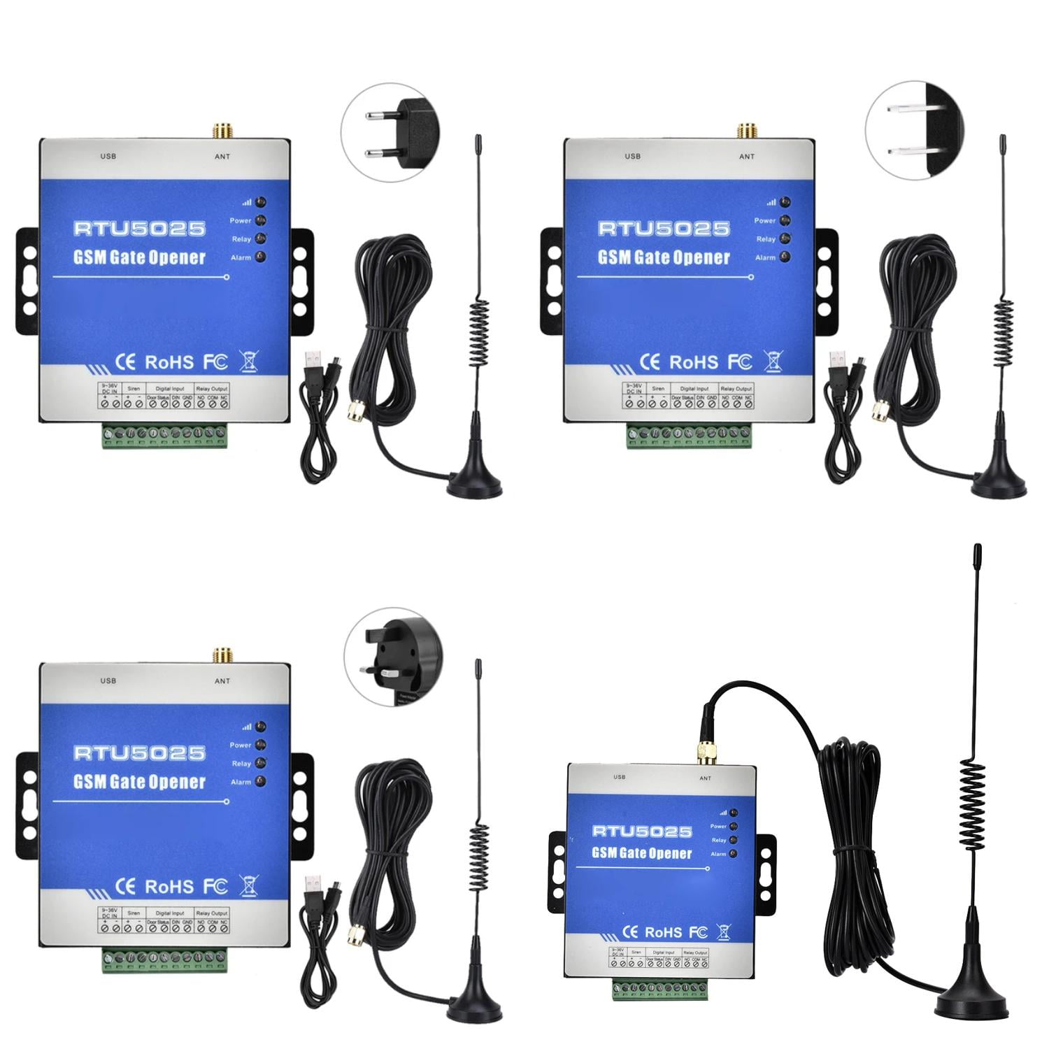 DUFDERIA RTU5025 GSM Door Opener GSM/GPRS Wireless Remote Door Access ...