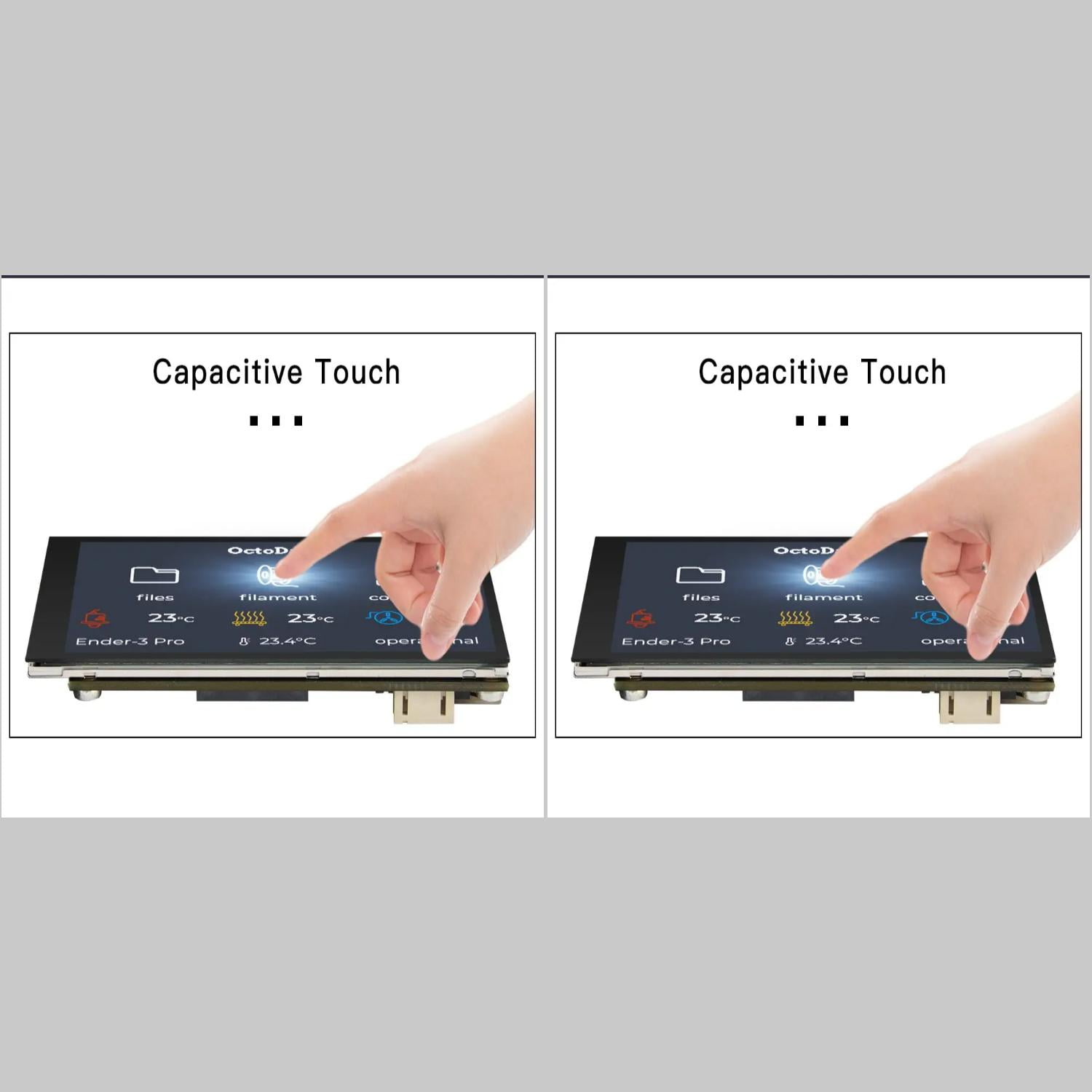 DUFDERIA Raspberry Pi CM4 Capacitive Touch Screen Module Small and High ...