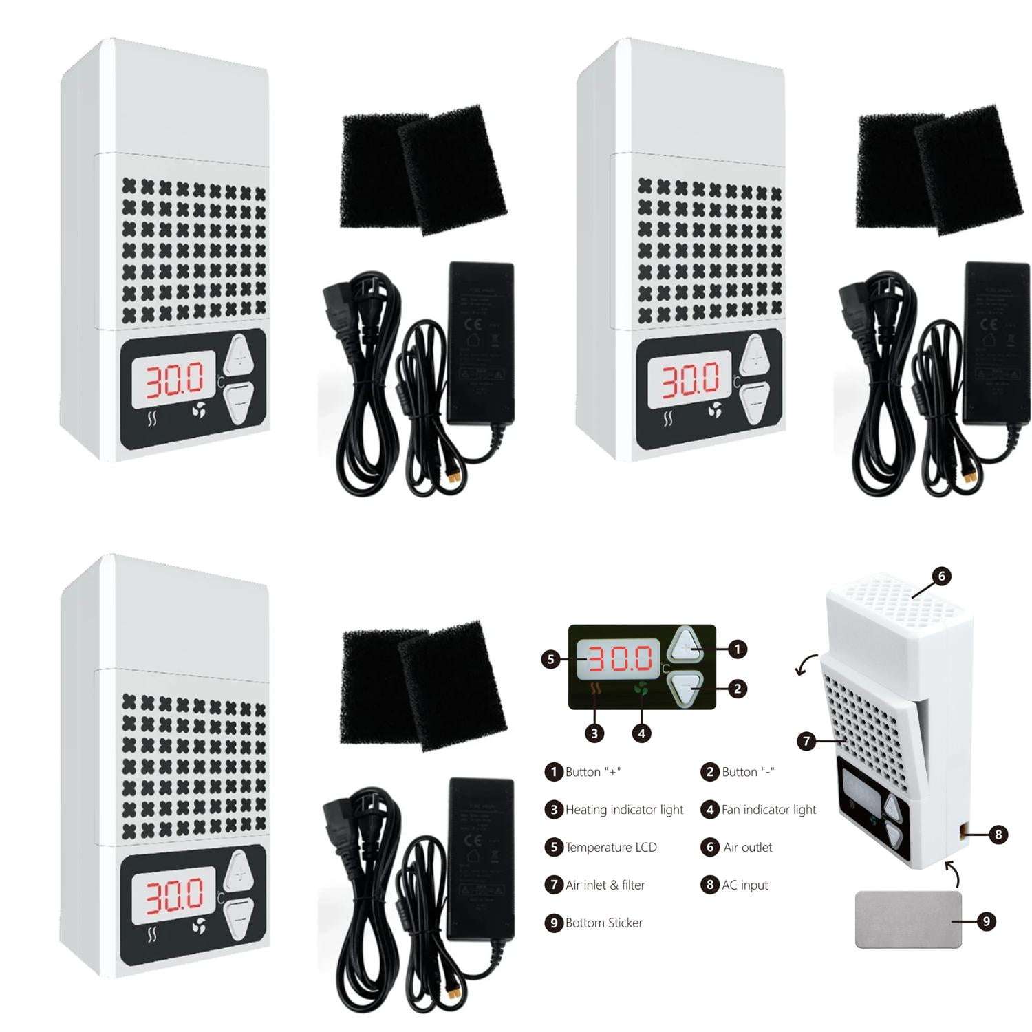 DUFDERIA Resin LCD 3D Printer Heater Temperature Controller Heating ...