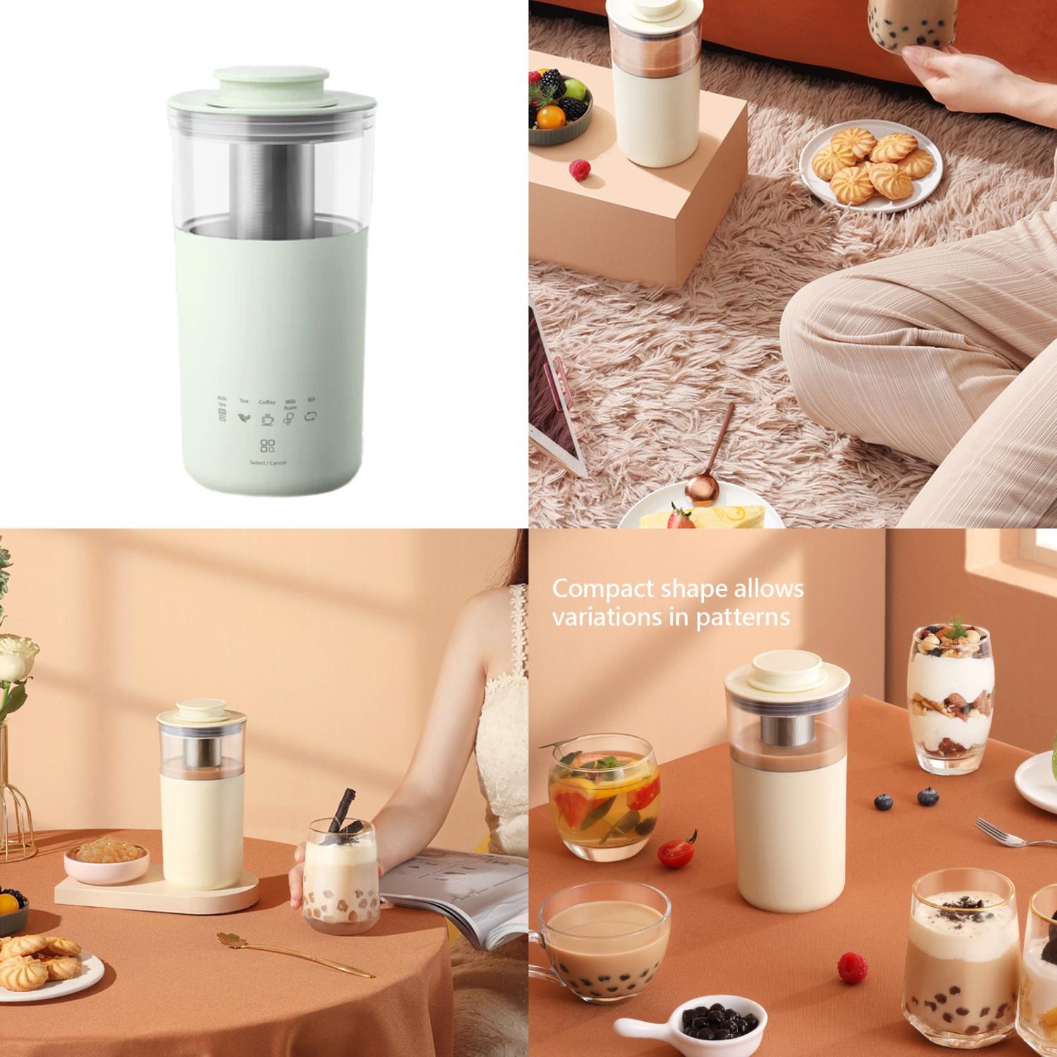 DUFDERIA Small Multifunctional Office Coffee Machine with Flower Fruit ...