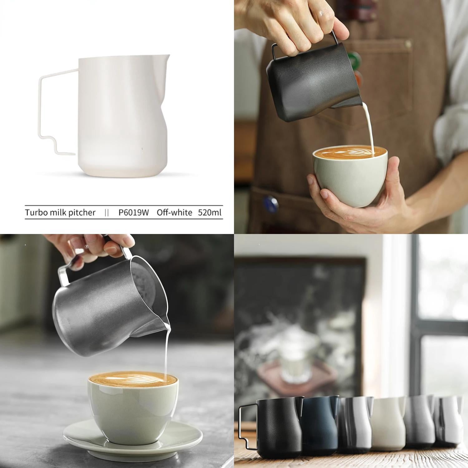 DUFDERIA Stylish and Chic Essential Stainless Steel Milk Steaming ...