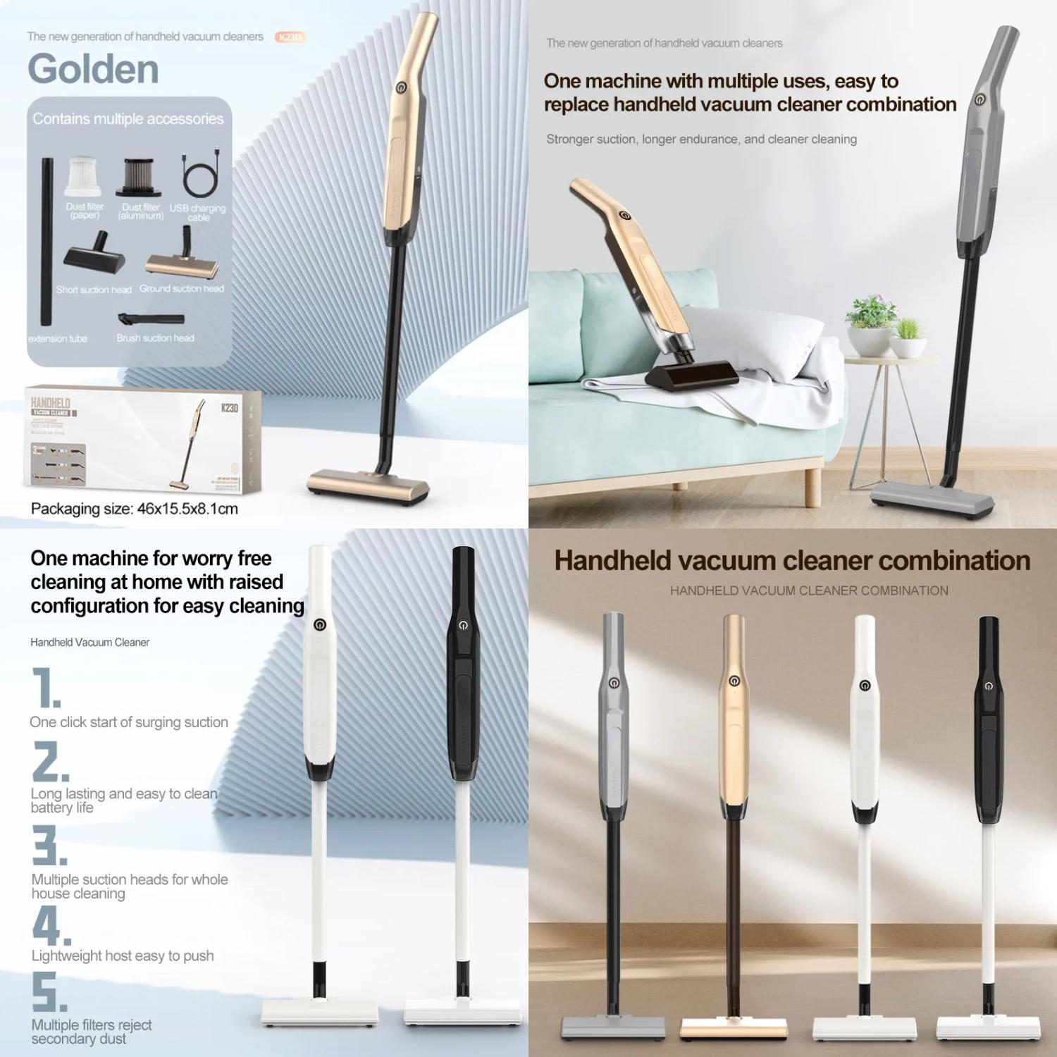 DUFDERIA Transform Your Home with Ultimate High-Powered Cordless Vacuum Cleaner - Effortlessly ...