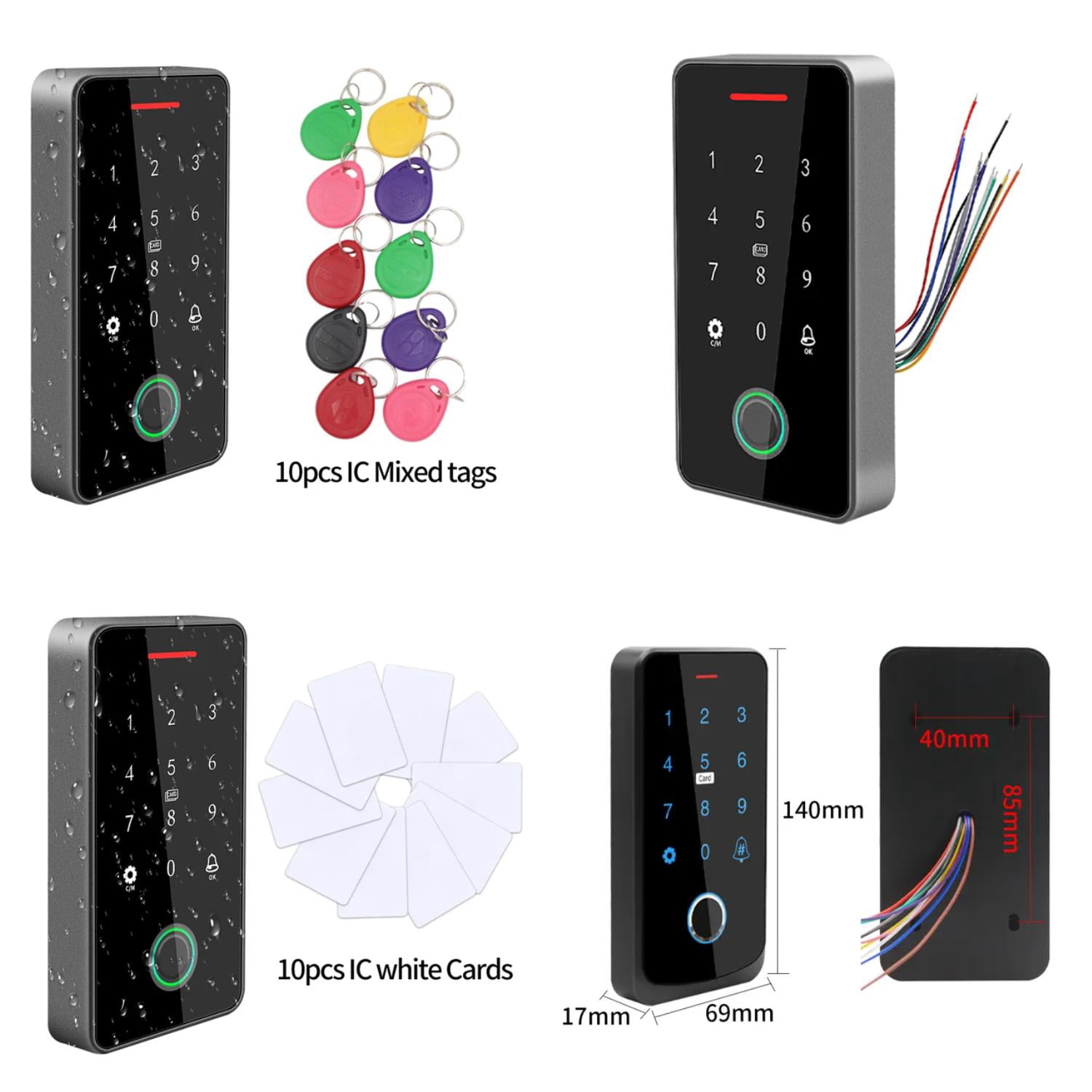 DUFDERIA Ultimate Protection with Waterproof Touch-Controlled Bluetooth ...