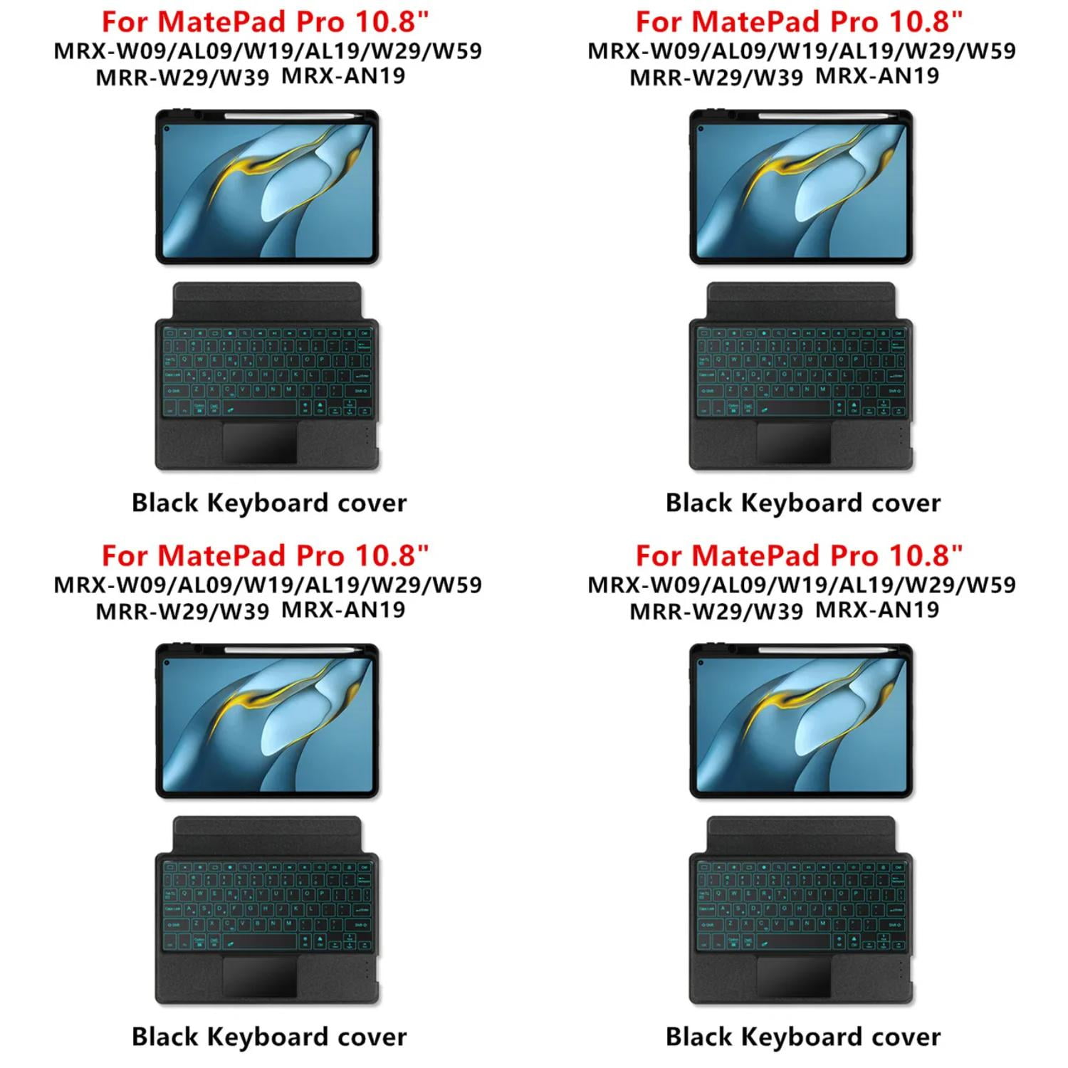 DUFDERIA Ultra-thin Smart Multi-language Keyboard Case for MatePad SE ...