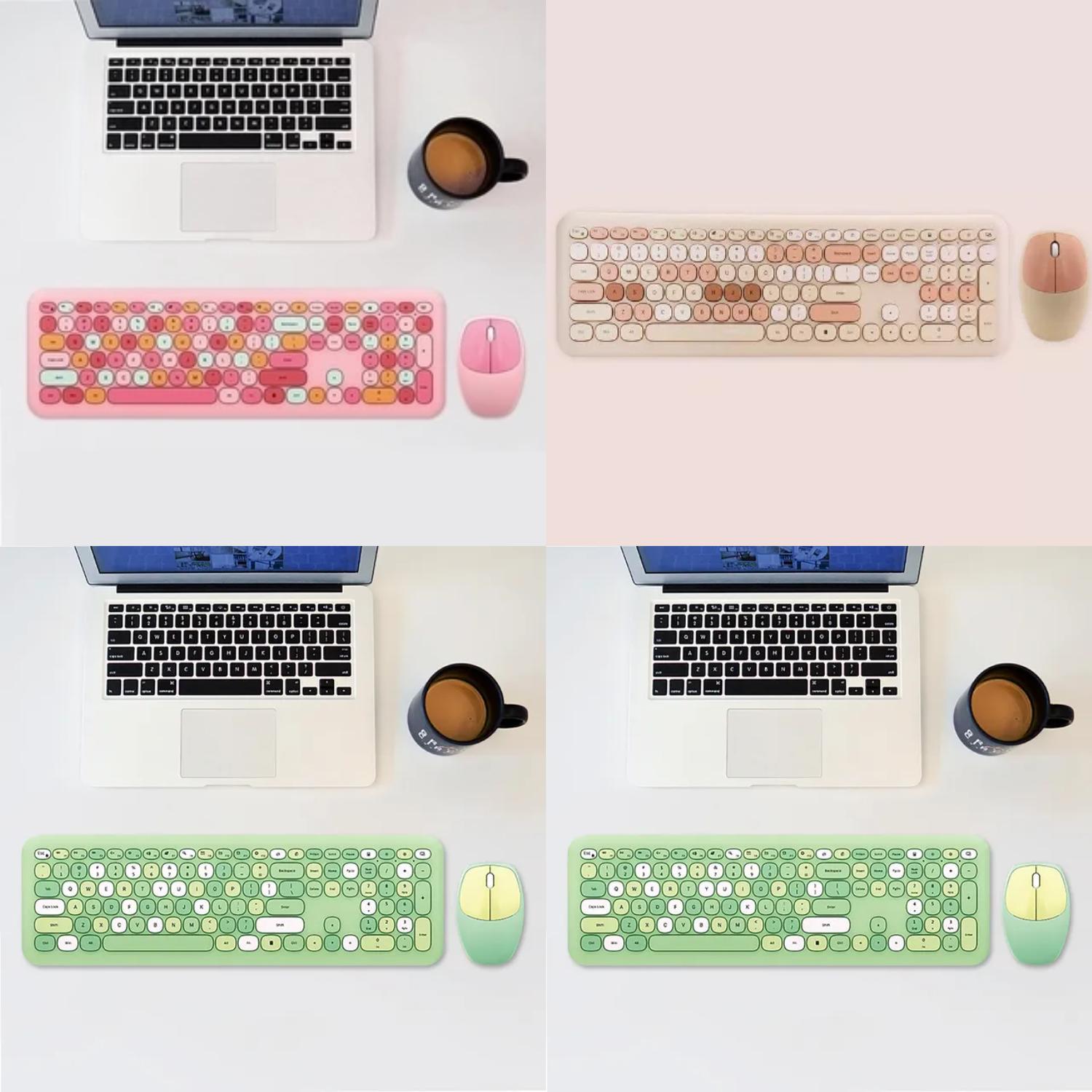 Dufderia Wireless Keyboard Mouse Combo 2 4g Compact Keyboard And Mouse Combo Ergonomic And