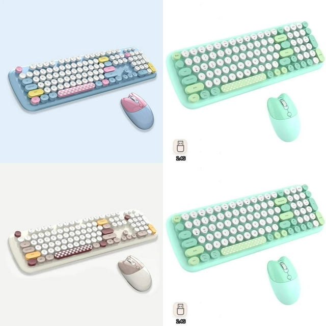 Dufderia Wireless Keyboard And Mouse 2 4ghz Keyboard Mouse Combos Multi Device Mouse And Keyboard