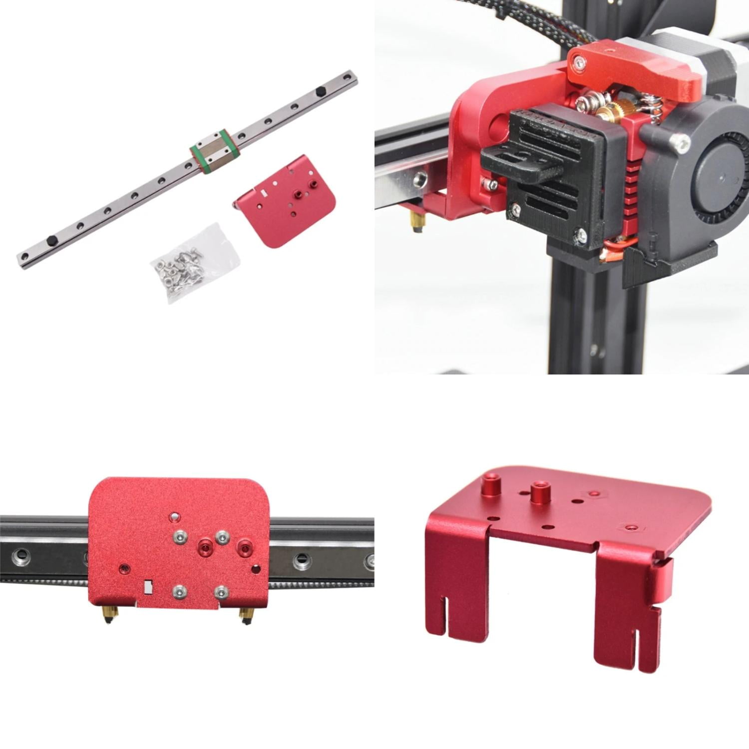 DUFDERIA fpr Ender3/Ender3 CR10 X-axis Linear Rail 310mm 375mm Length Upgrade- Kit for Ender3 ...