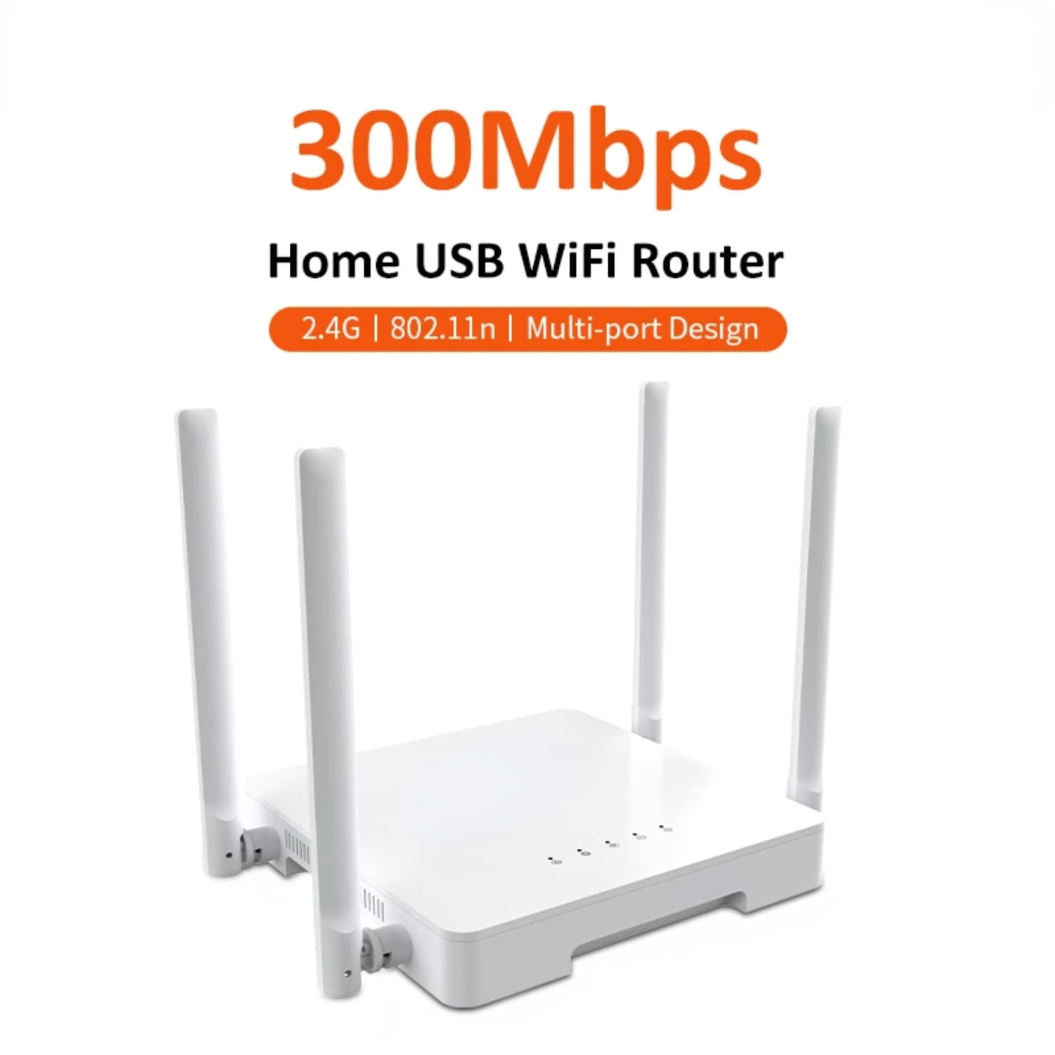 DUFDIE 300Mbps Wireless WiFi Router 2.4GHz Extender DDR 4*5dBi Antenna ...