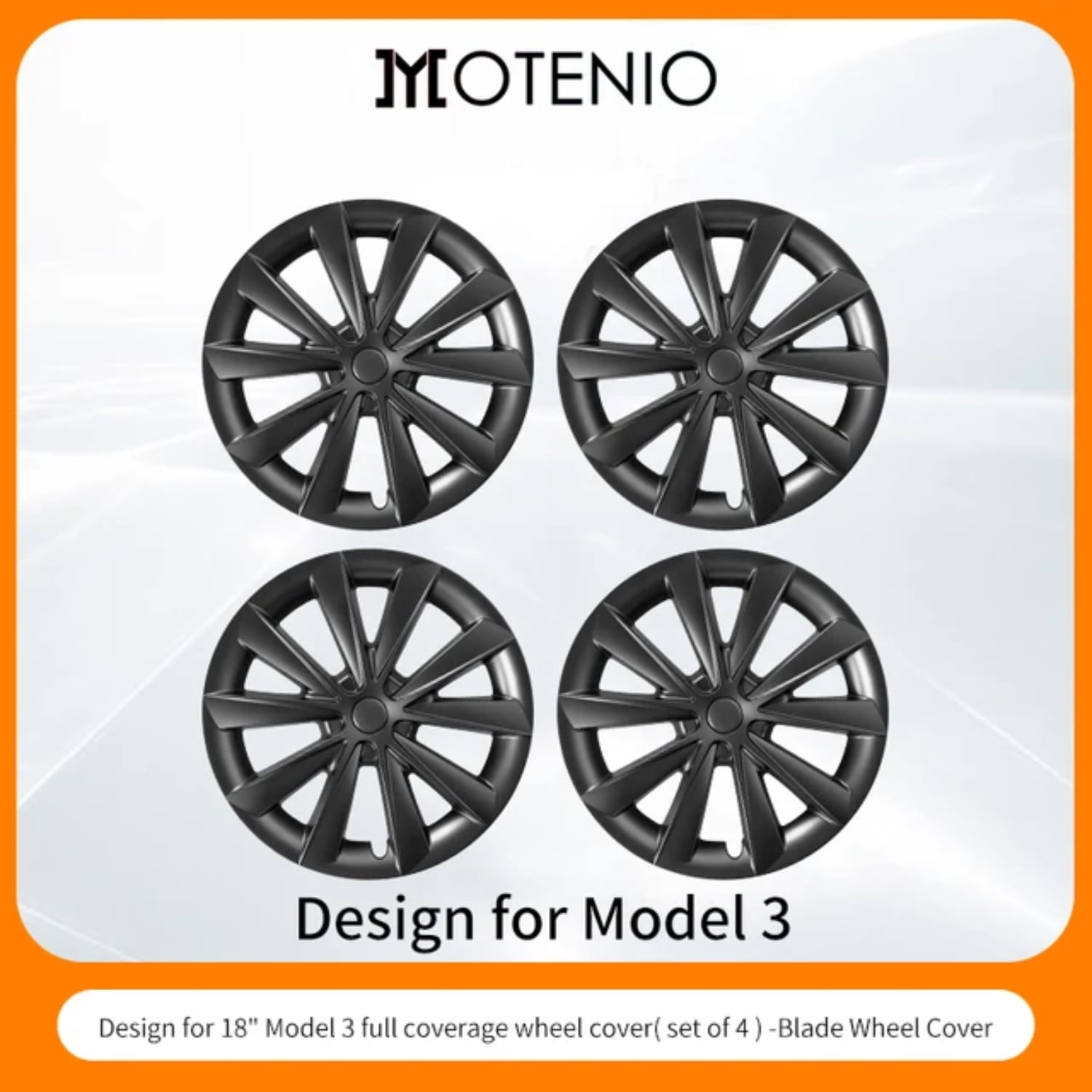 DUFDIE 4PCS Design Model 3 18 Inch Arachnid Wheel Cover Hubcaps Only ...