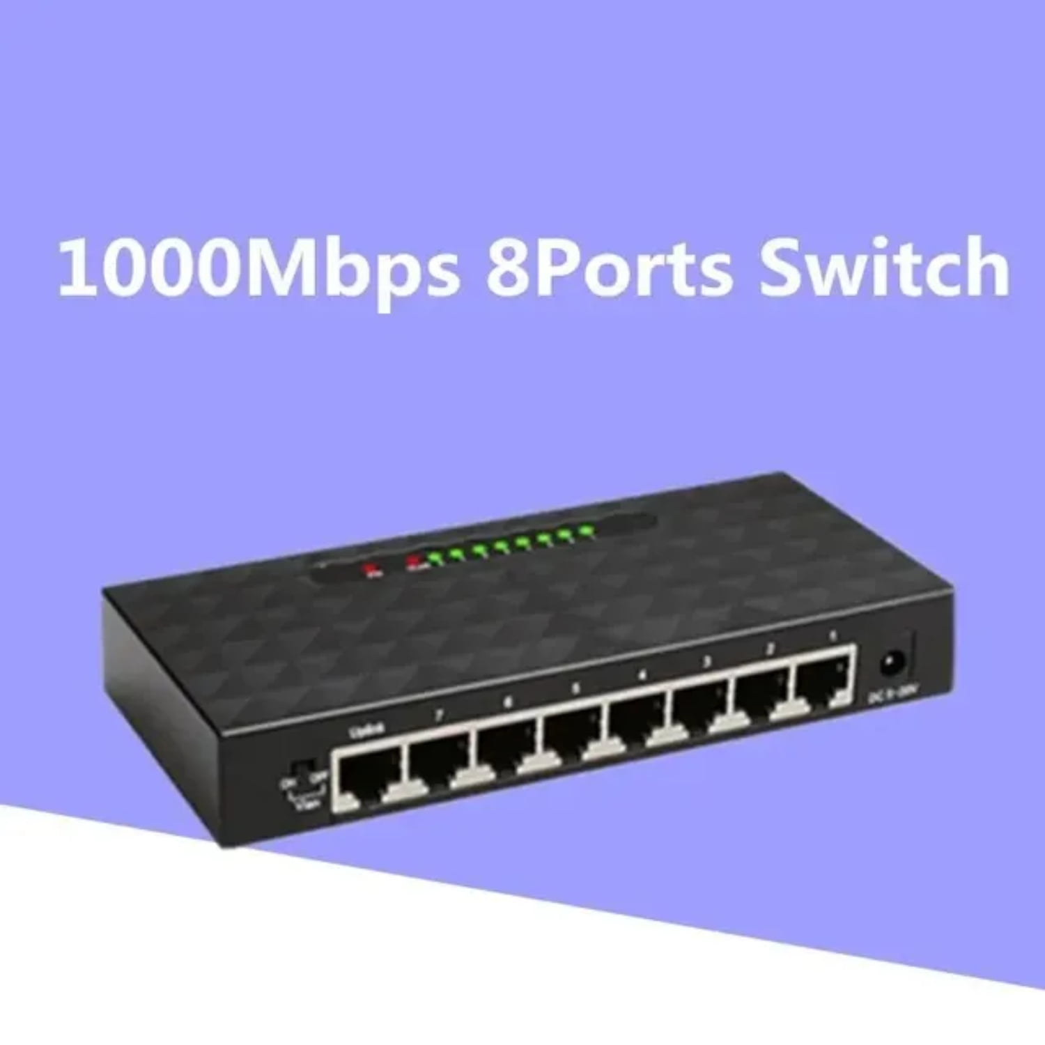 DUFDIE 8 Ports 1000Mbps Gigabit Network Switch Smart Switcher High ...