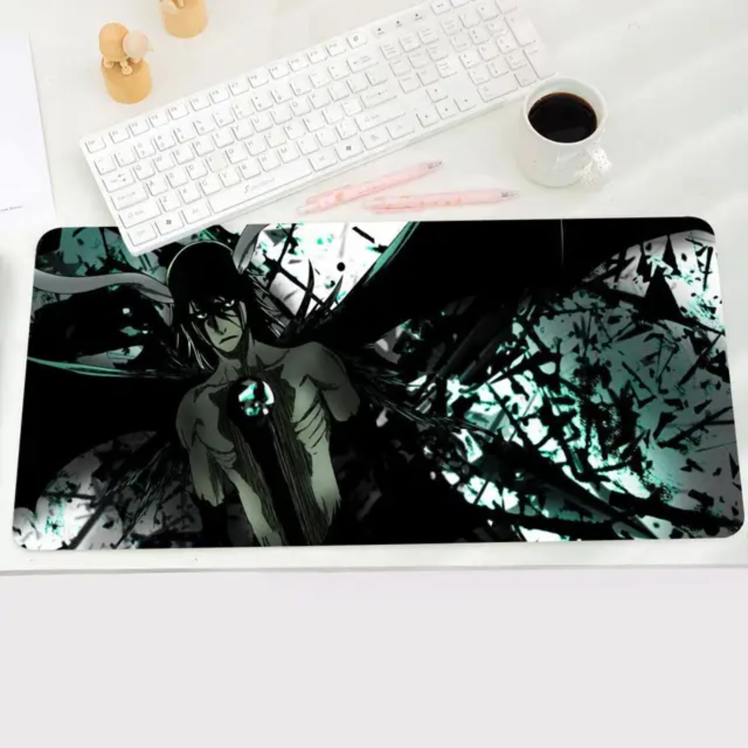 DUFDIE Bleach Ulquiorra Anime Cool Mouse Pad Large Gaming Desk Mat ...
