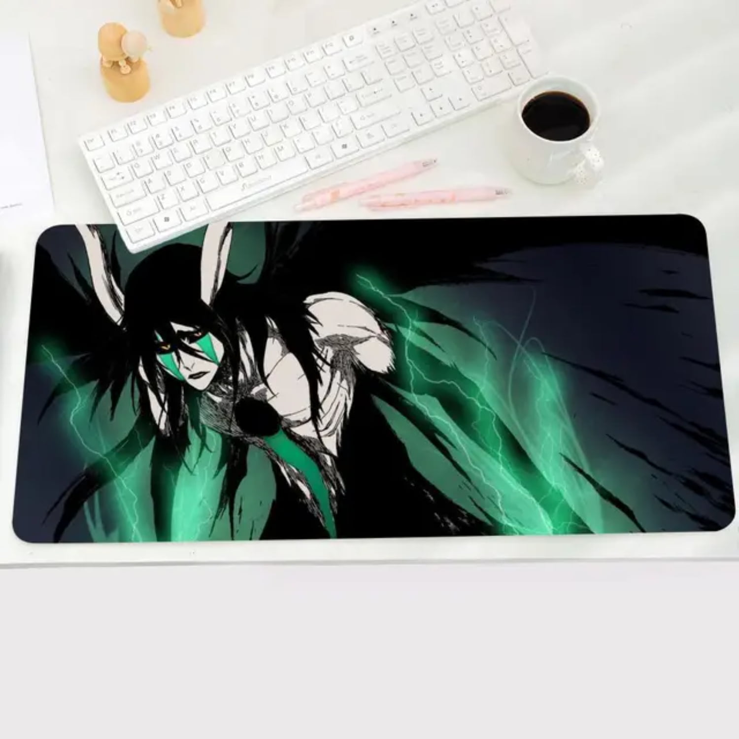 DUFDIE Bleach Ulquiorra Anime Cool Mouse Pad Large Gaming Desk Mat ...