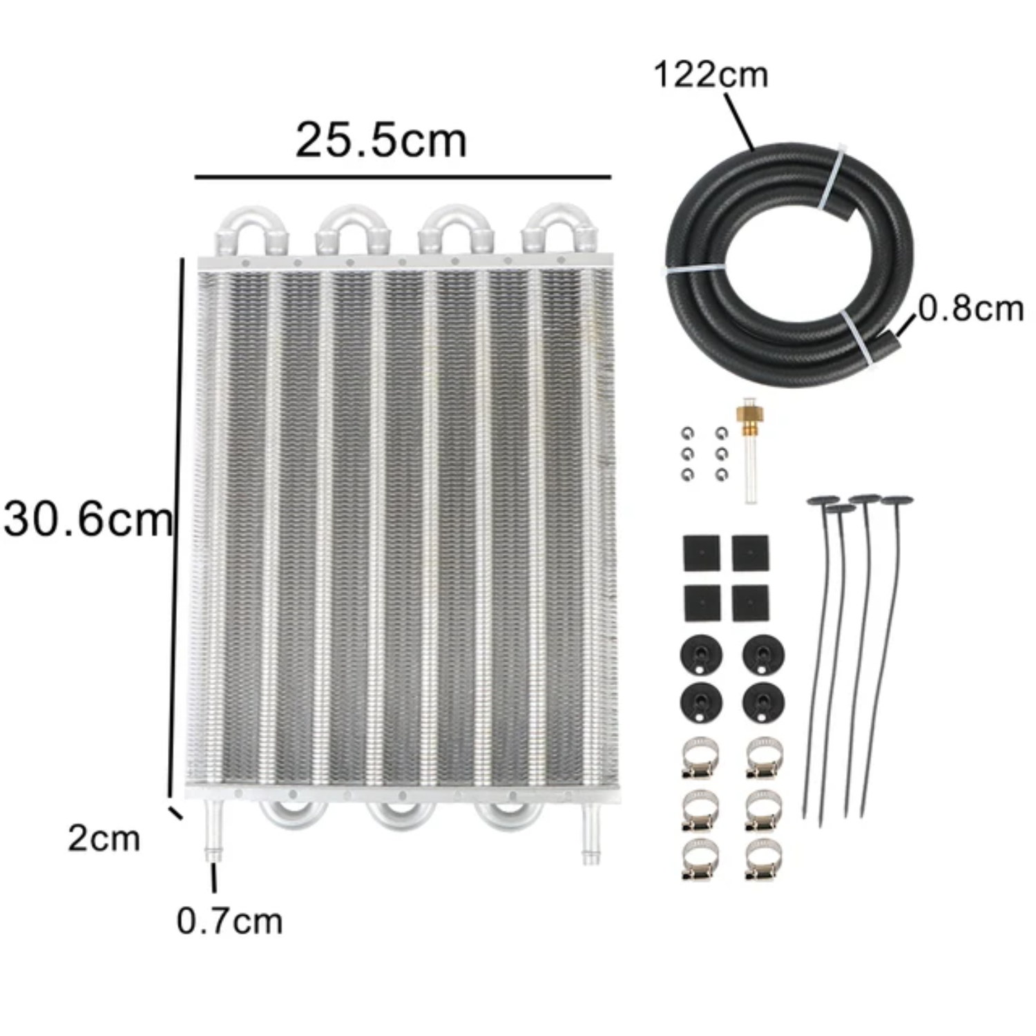 DUFDIE Car Condenser Oil Cooler Heat Sink Rubber Tube Transmission ...