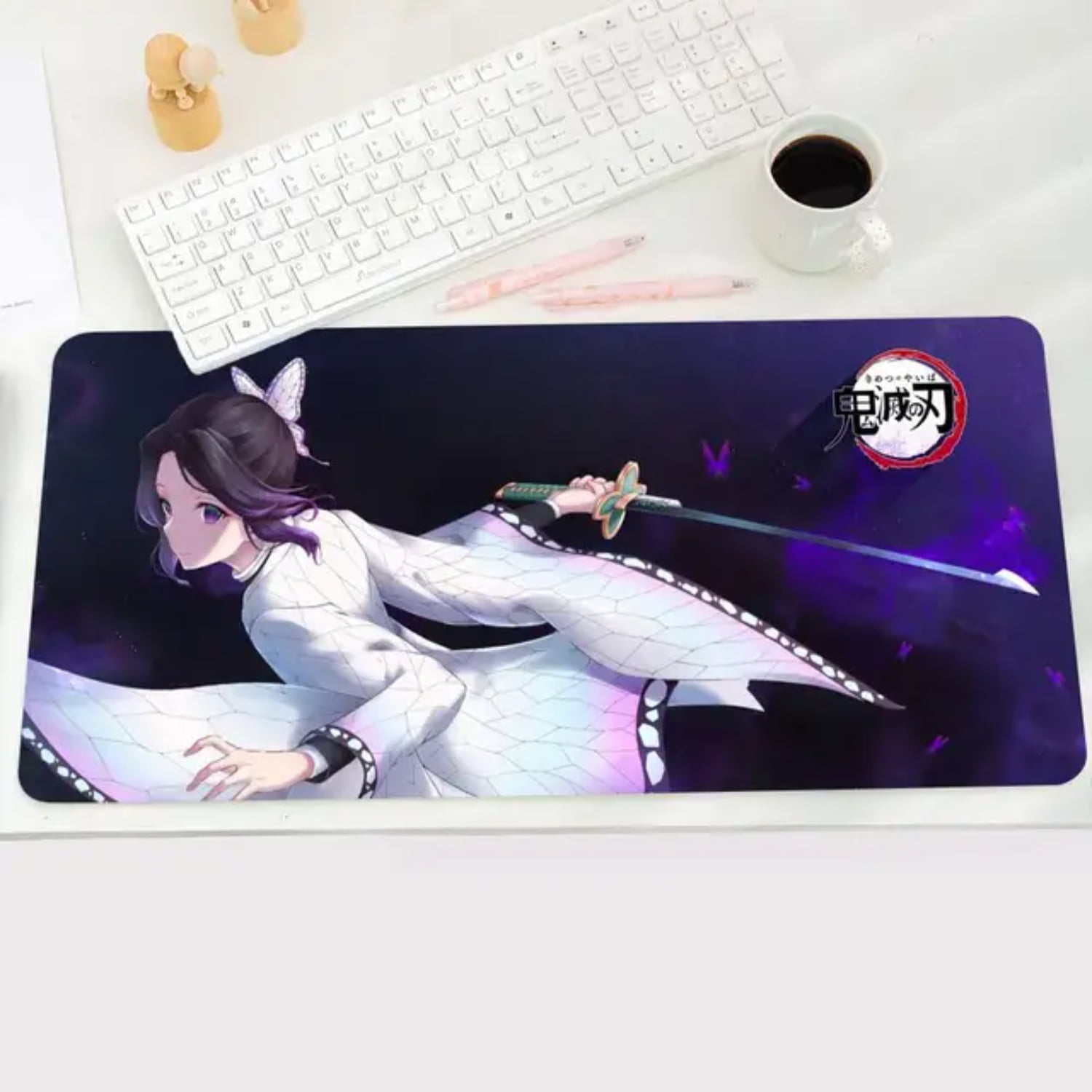 DUFDIE Demon Slayer Shinobu Fashion Mouse Pad Large Anime Desk Mat ...