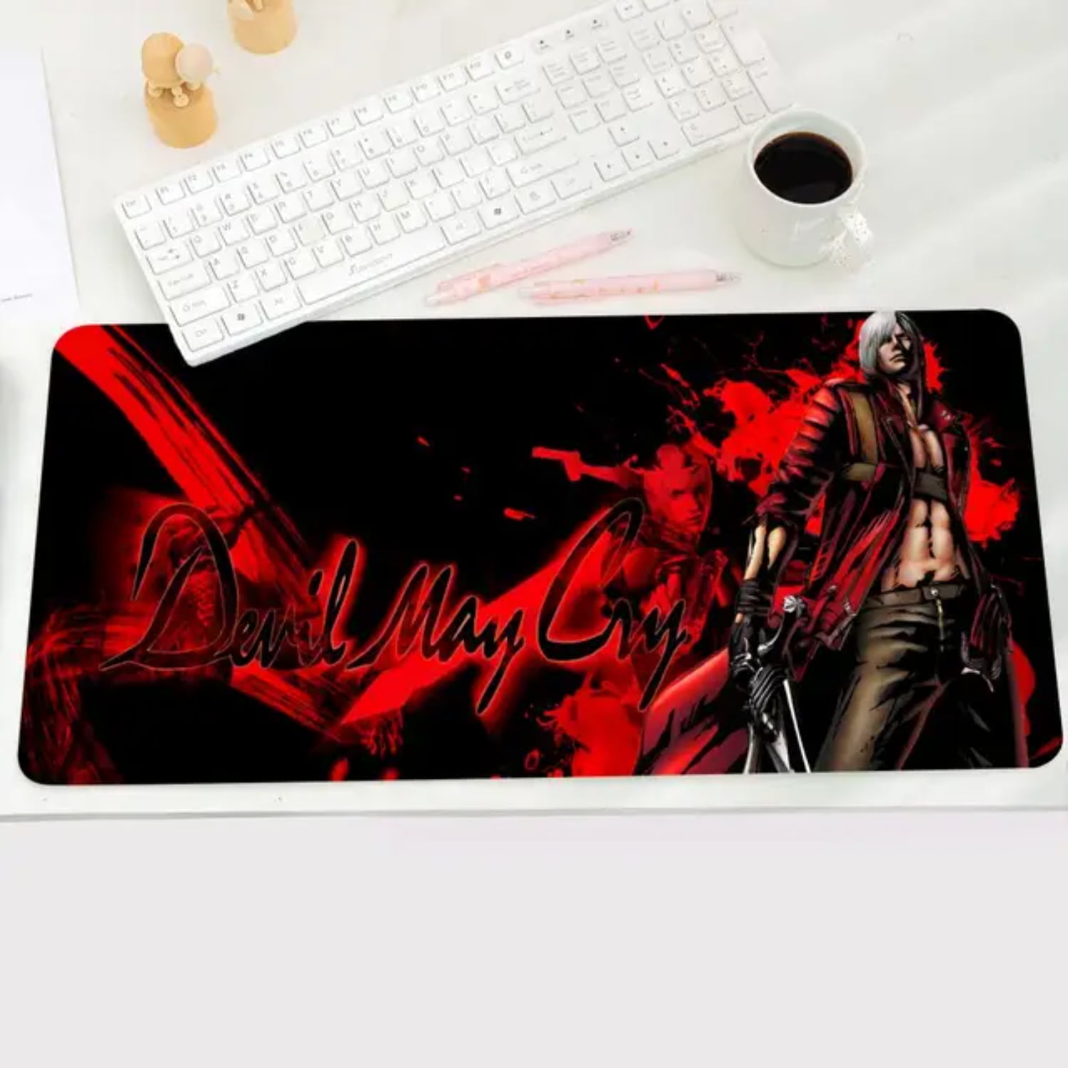 DUFDIE Devil May Cry Fashion Big Mouse Pad Large Anime Desk Mat Luxury ...