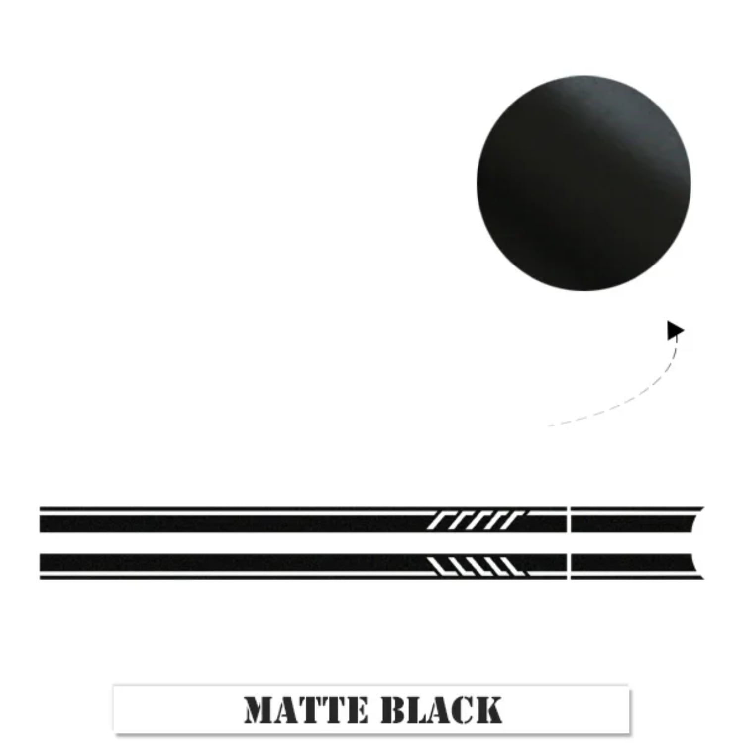 DUFDIE Edition 1 Style Stripes Car Door Side Skirt Sticker Bonnet Decal ...