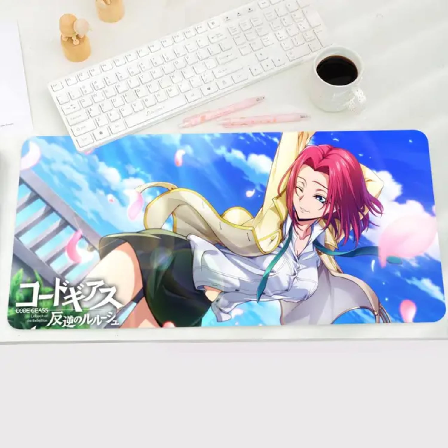 DUFDIE Fashion Code Geass Anime Desk Mat - Large Gaming Mouse Pad for ...
