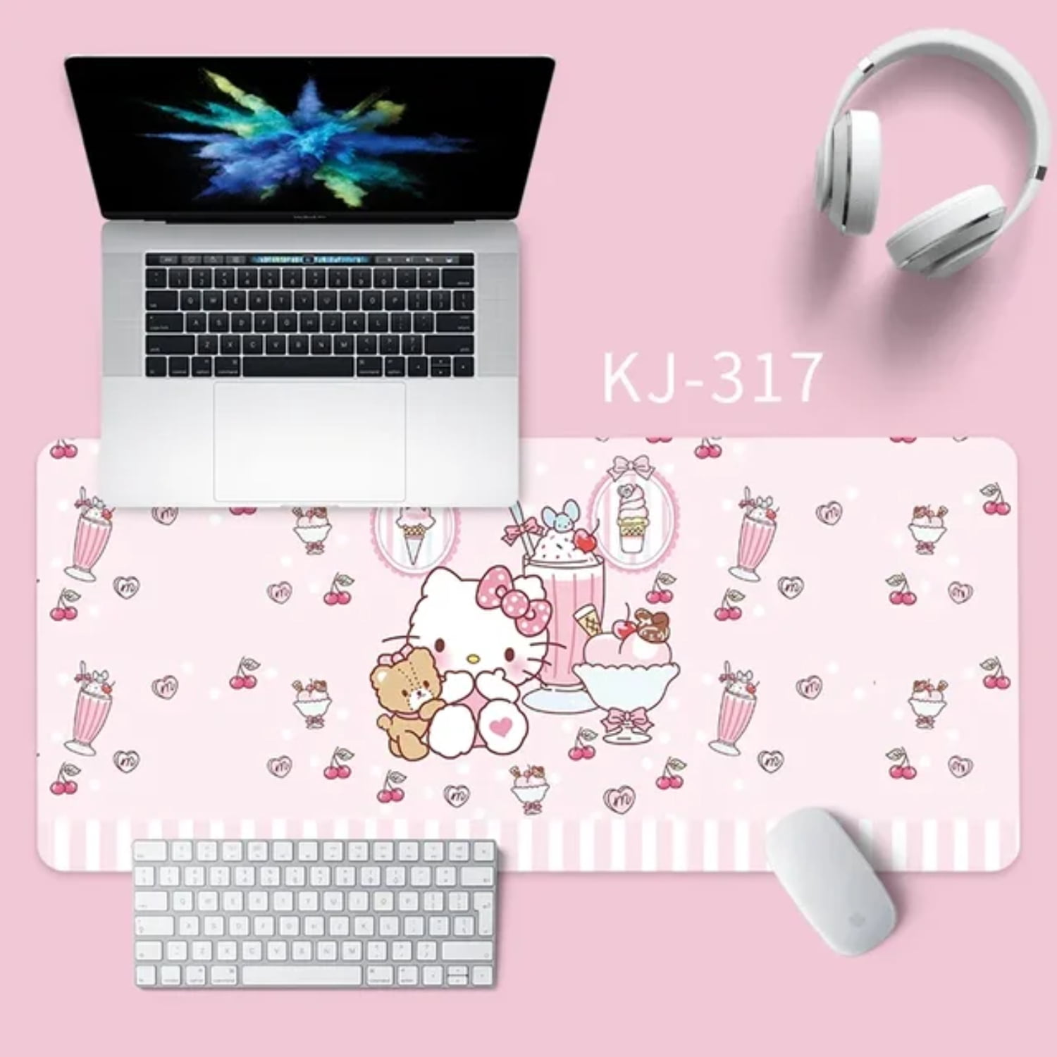 DUFDIE HelloKitty Mousepad Kawaii Mouse Pad Animal Gamer Gaming Laptops ...
