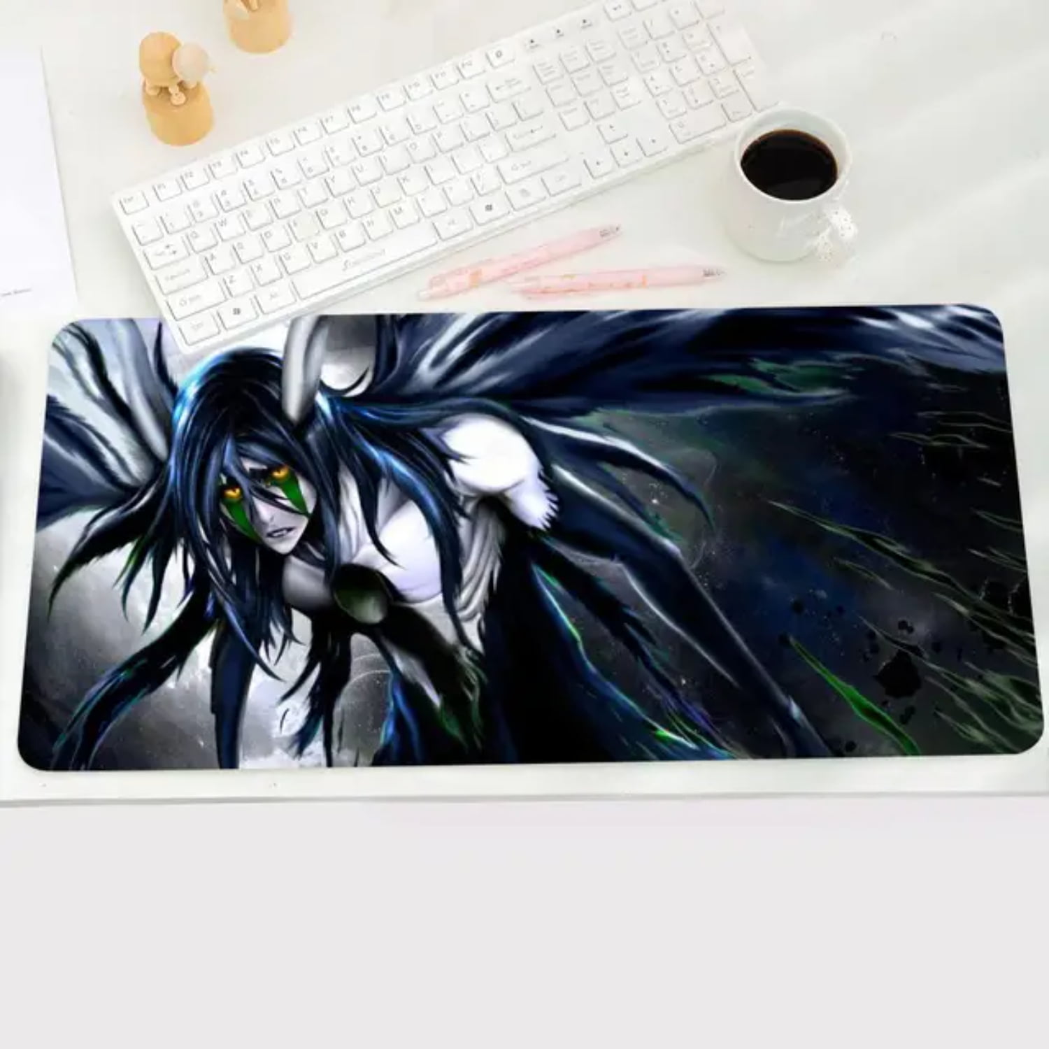 DUFDIE Luxury Anime Bleach Ulquiorra Big Mouse Pad for Gaming and ...