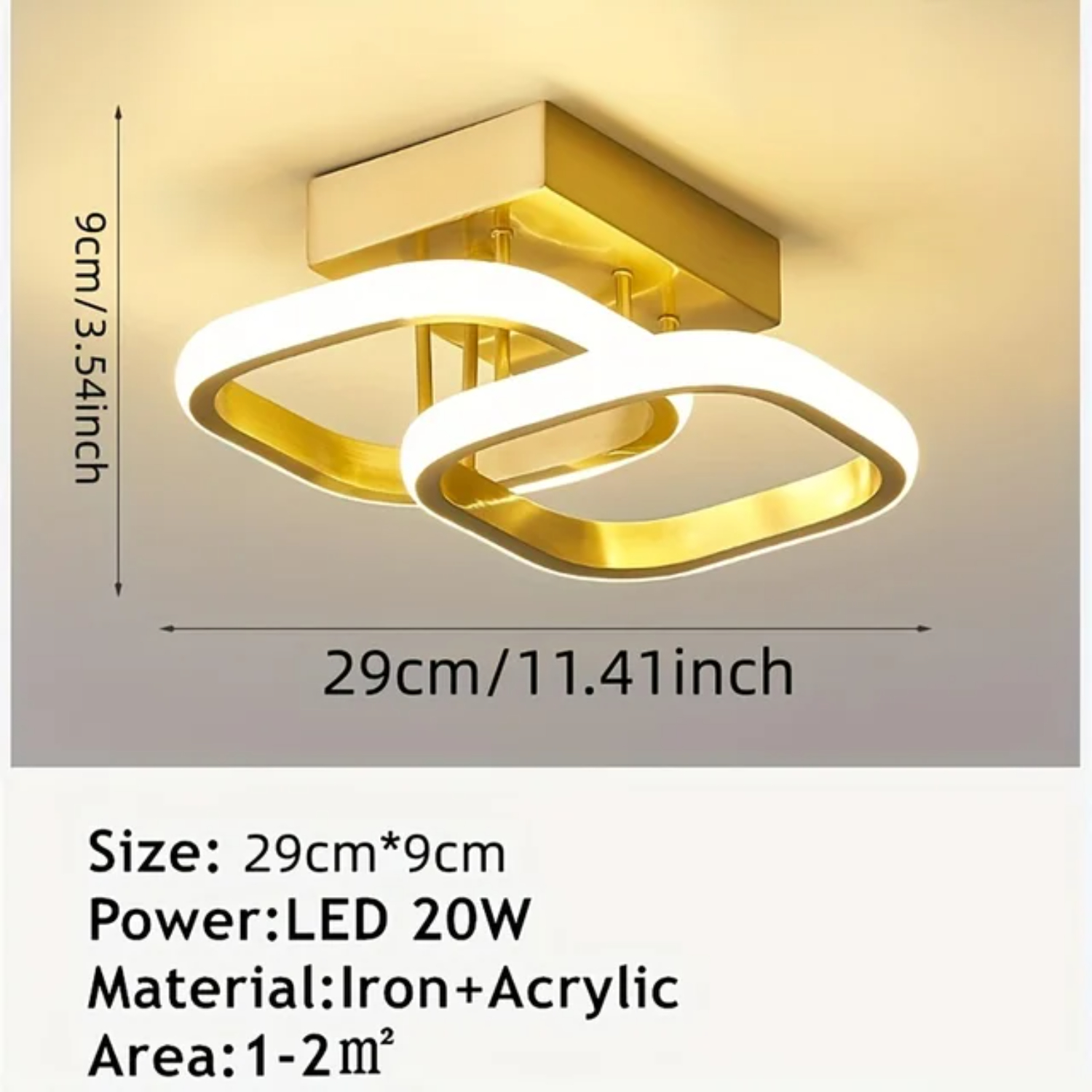 DUFDIE Nordic Ceiling Light Creative Corridor bay Window Light simple ...