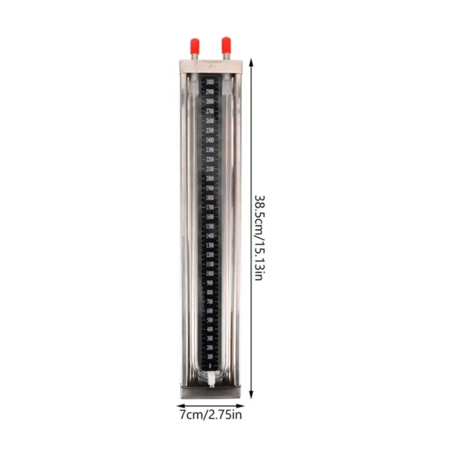 DUFDIE Pressure Gauge Professional Tube Manometer Stainless Steel ...