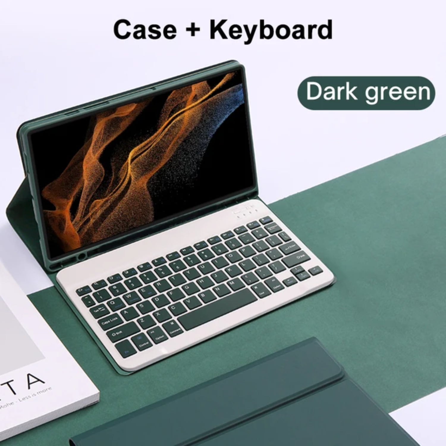 DUFDIE Tablet Case for Tab S8 Ultra 14.6 Inch 2022 Bluetooth Keyboard Cover with S Pen Holder SM ...