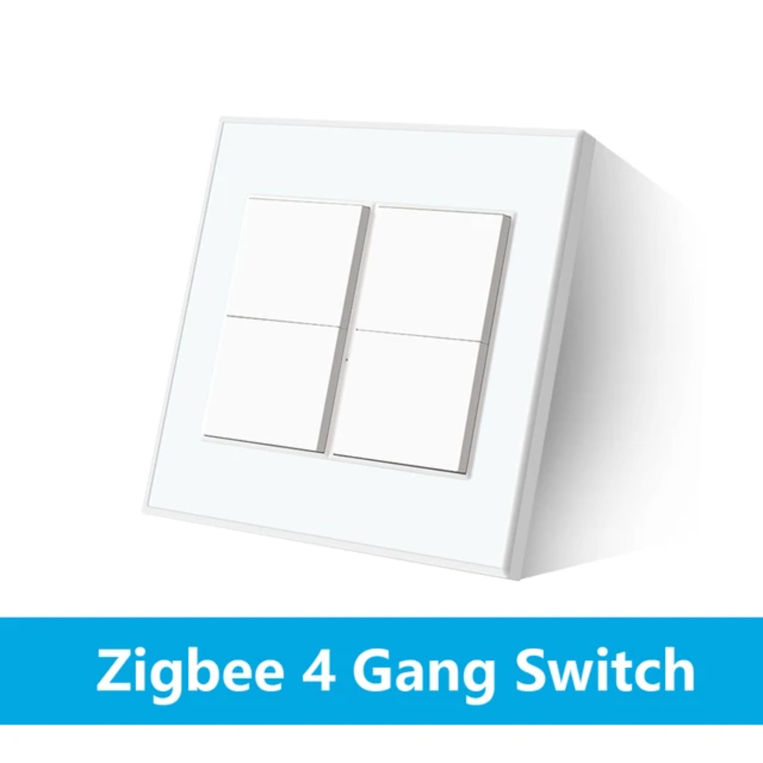 DUFDIE Zigbee Smart Switch 4 Channels Wall Light Switch Alexa Required ...