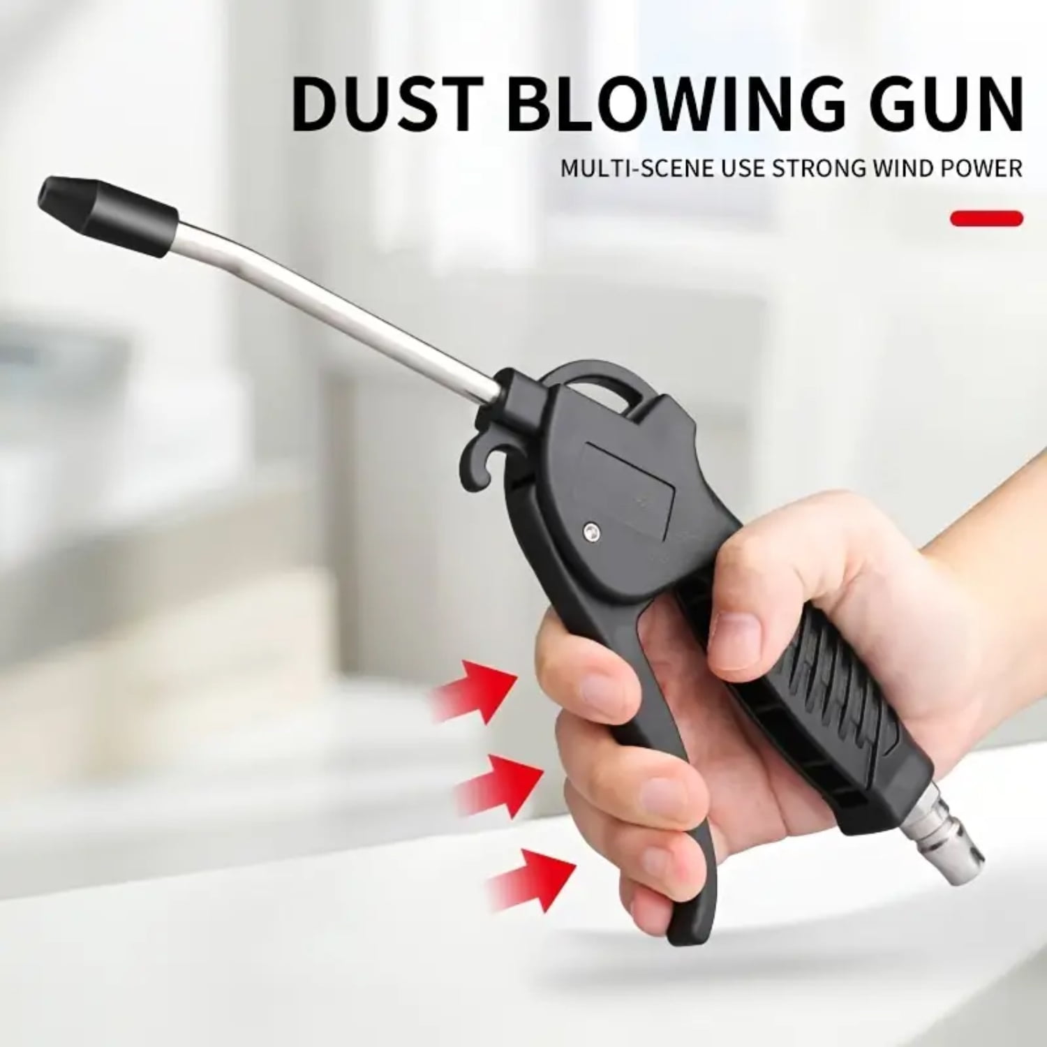 DUJRUIS High-Power Black Pneumatic Dust Gun: Ideal Cleaning Tool for ...