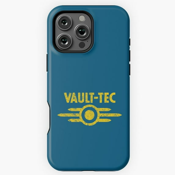 DUK FAT Vault Tec Distressed Fallout Phone Case for iPhone 16 15 14 13 ...