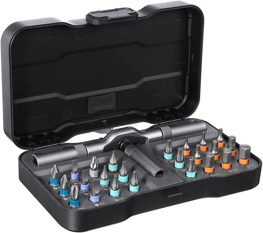 DUKA RS1 24 in 1 Multi-purpose Ratchet Wrench Screwdriver S2 Magnetic ...