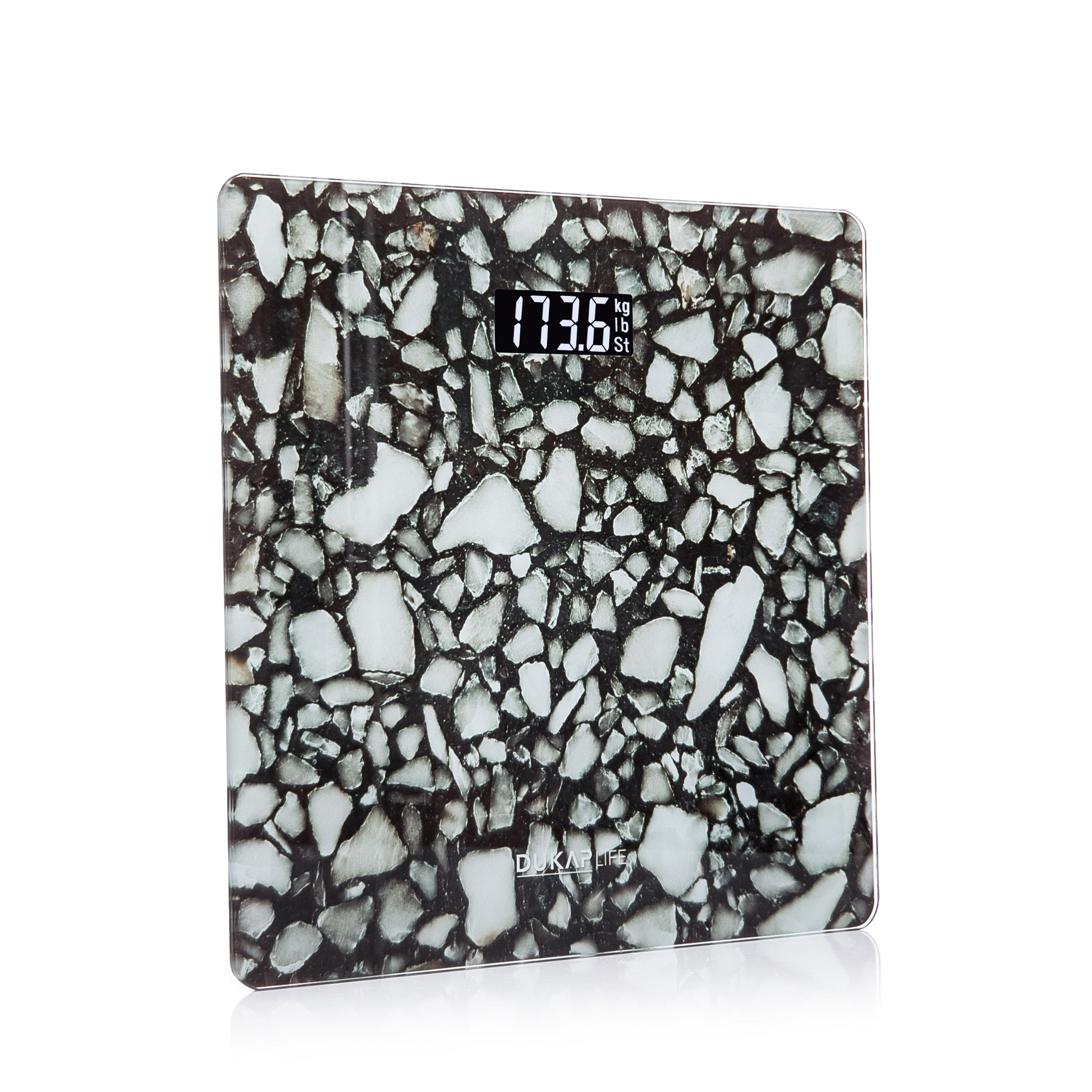 DUKAP LIFE Digital Bathroom Body Weight Scale -LIGHT TERRAZZO - Walmart.com