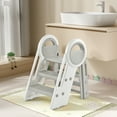 DUKE BABY Kids 3-Step Learning Stool Foldable Standing Tower for ...