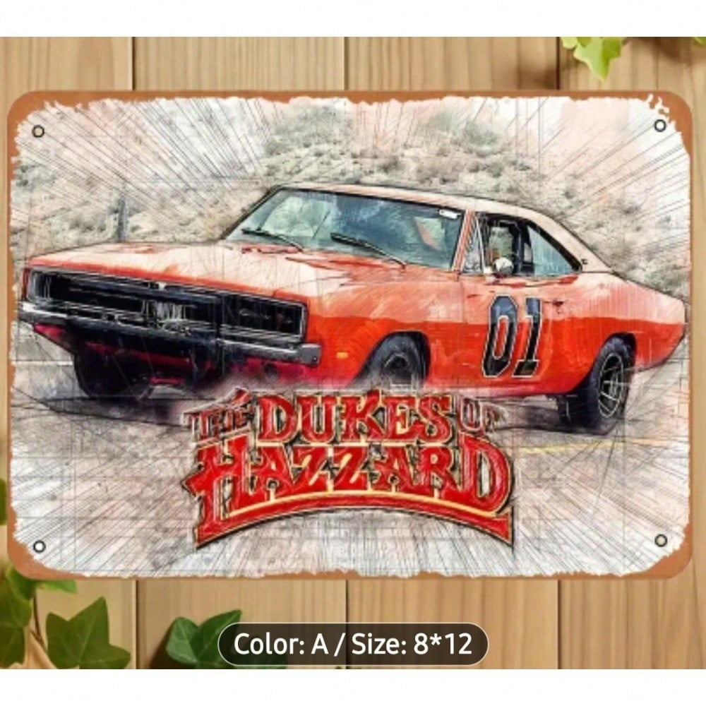 DUKES OF HAZZARD METAL SIGN artwork 8X12 Made in USA 💥 - Walmart.com