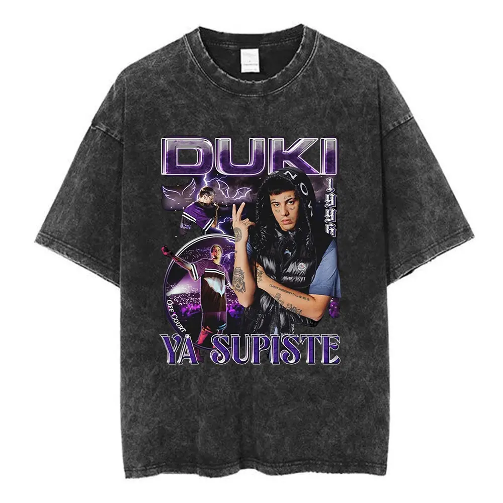 DUKI ADA Tour Cotton T-Shirt for Men & Women - Hip Hop Style, Vintage ...