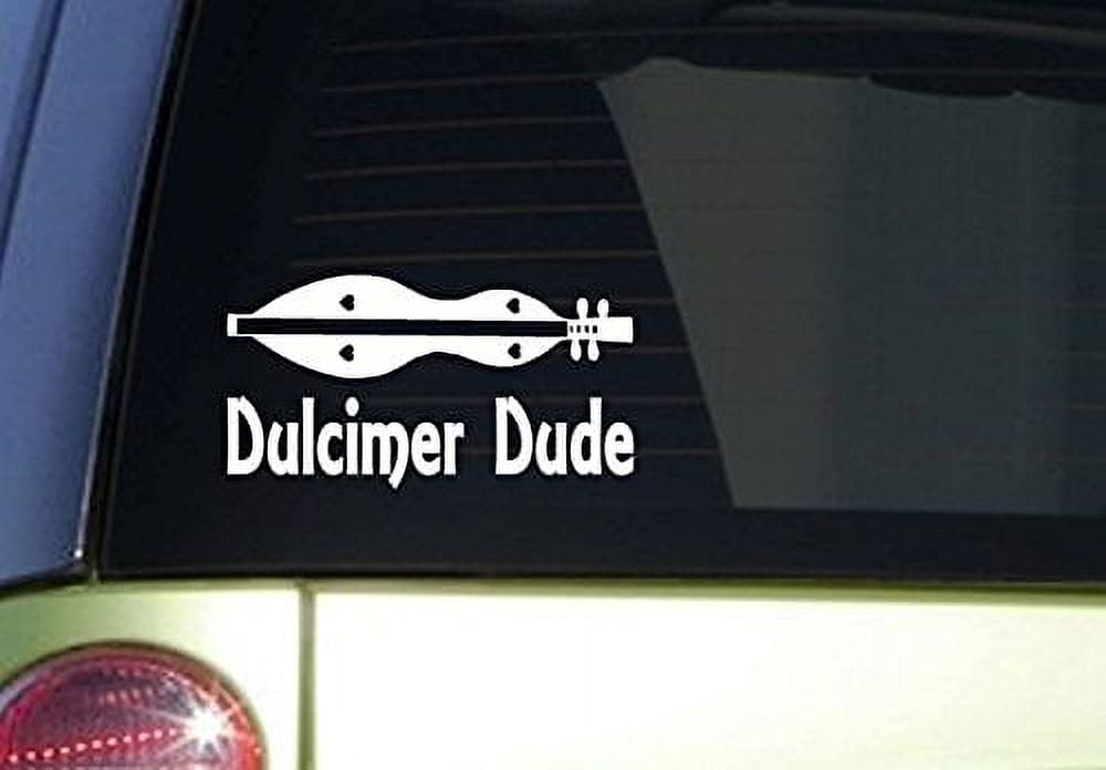 DULCIMER Dude *I982* 8 inch wide sticker decal - Walmart.com