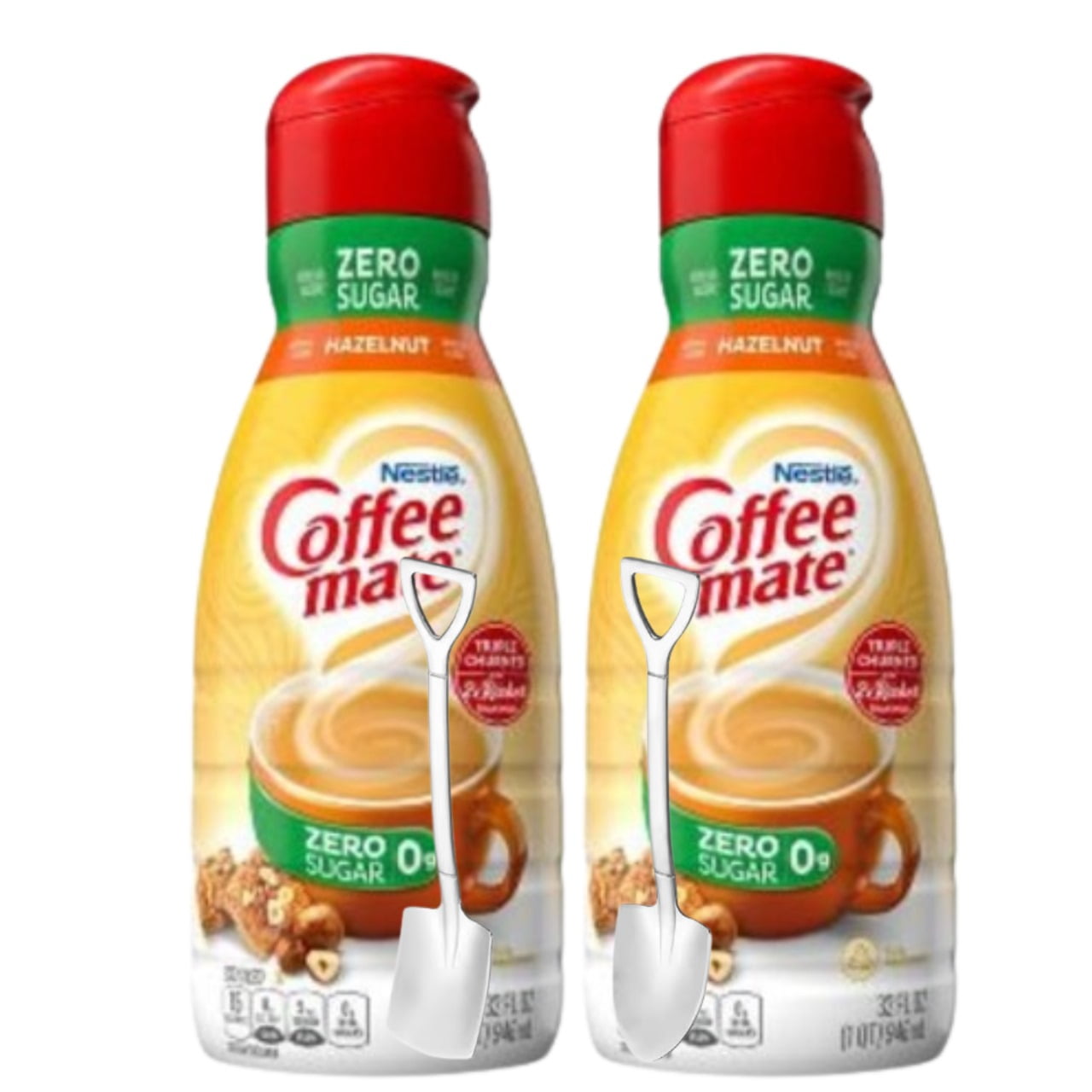 DUMBASS Coffee-Mate Liquid Coffee Creamer.- Two (2) 32 fl oz Bottles of ...