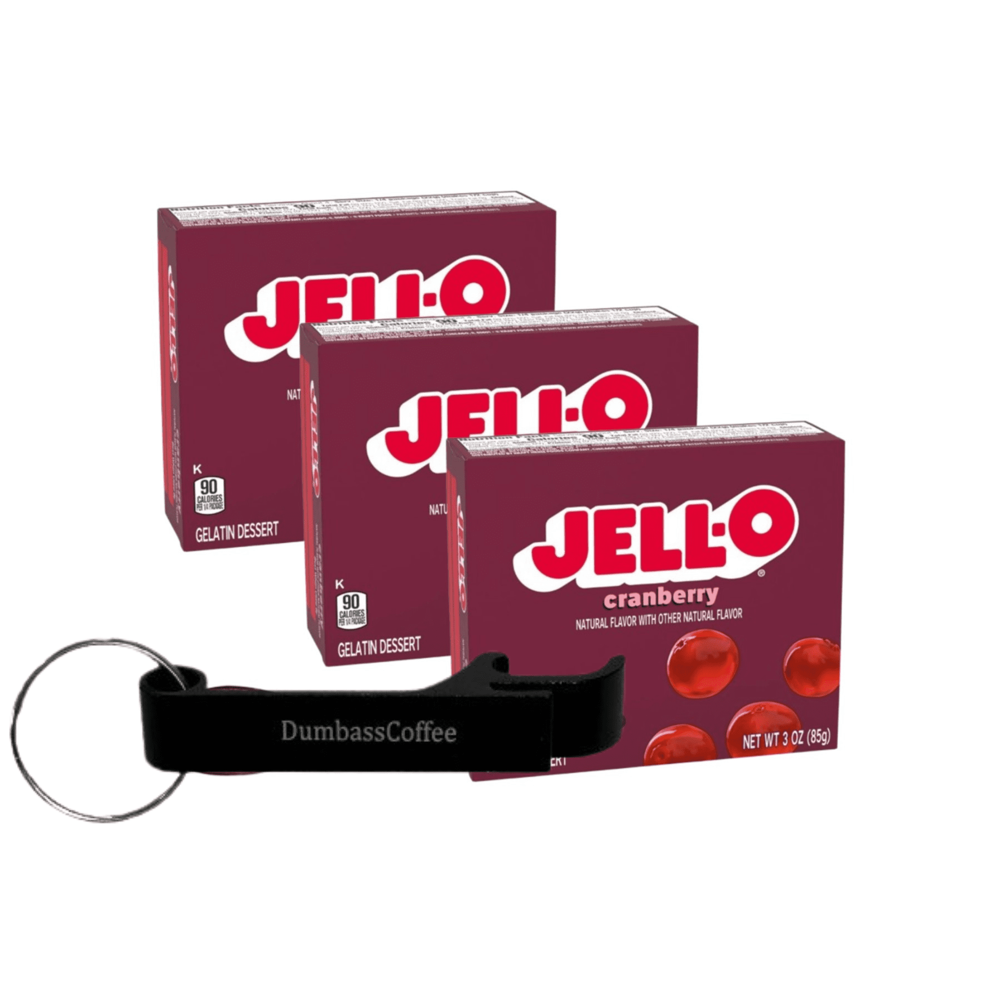 DUMBASS Jell-O Gelatin Dessert Mix - 3 oz Boxes (Pack of 3) - With ...