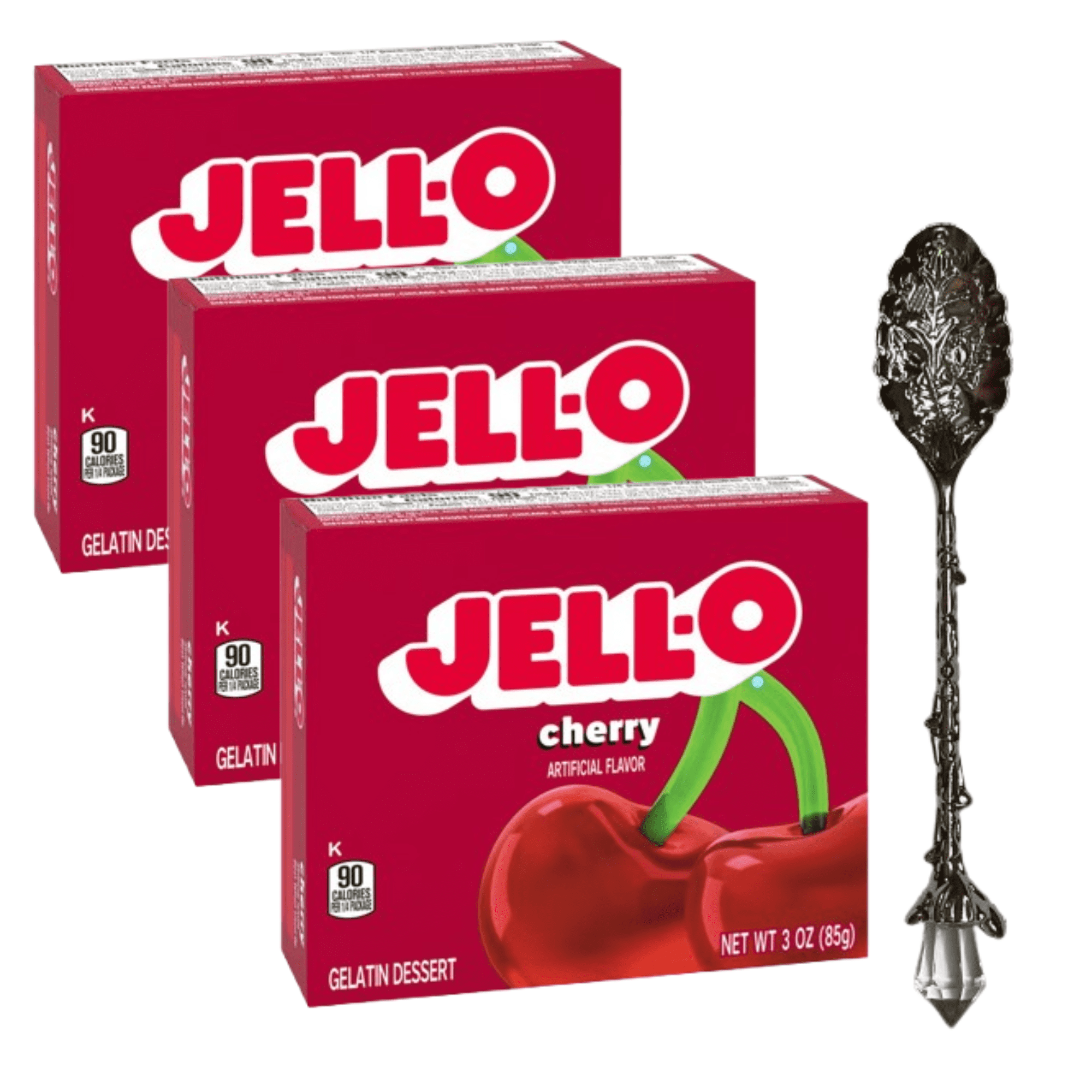 DUMBASS Jell-O Gelatin Dessert Mix - 3 oz Boxes (Pack of 3) - With Gem ...